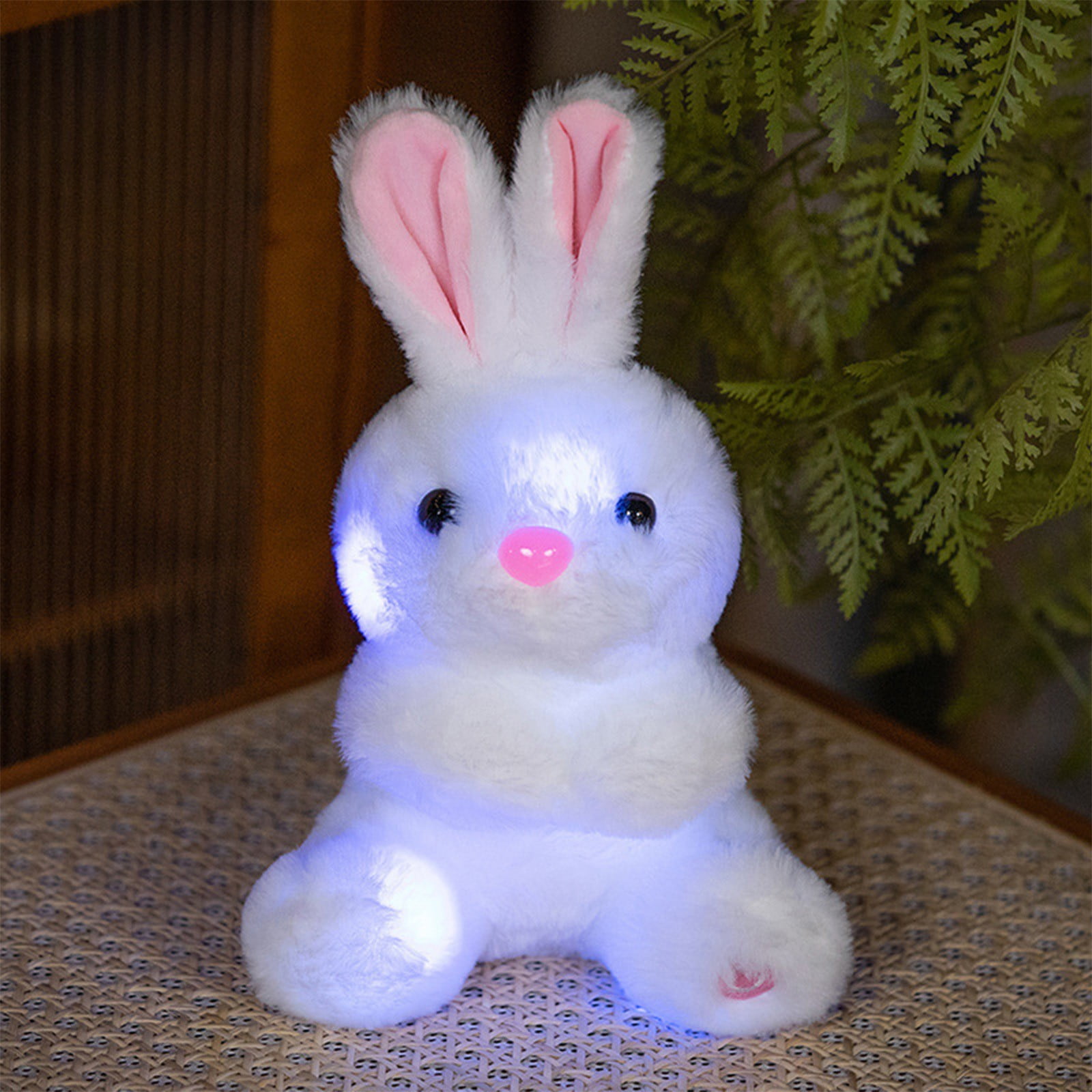 YOFOKO Cute Glowing Bunny Plushie Soft Toy, Ideal for Children's Sleep ...