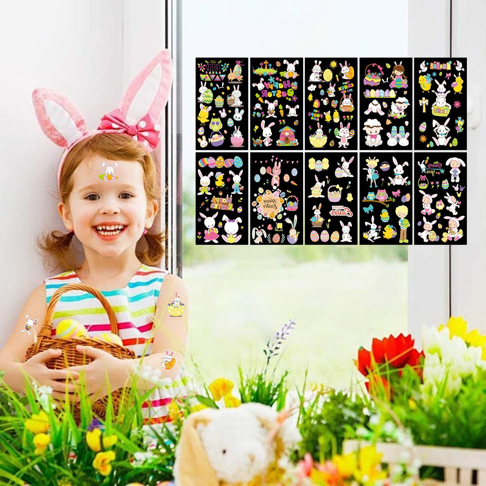 YOFOKO Easter Stuffed Rabbits Doll - Soft Toy - Easter White Rabbit ...