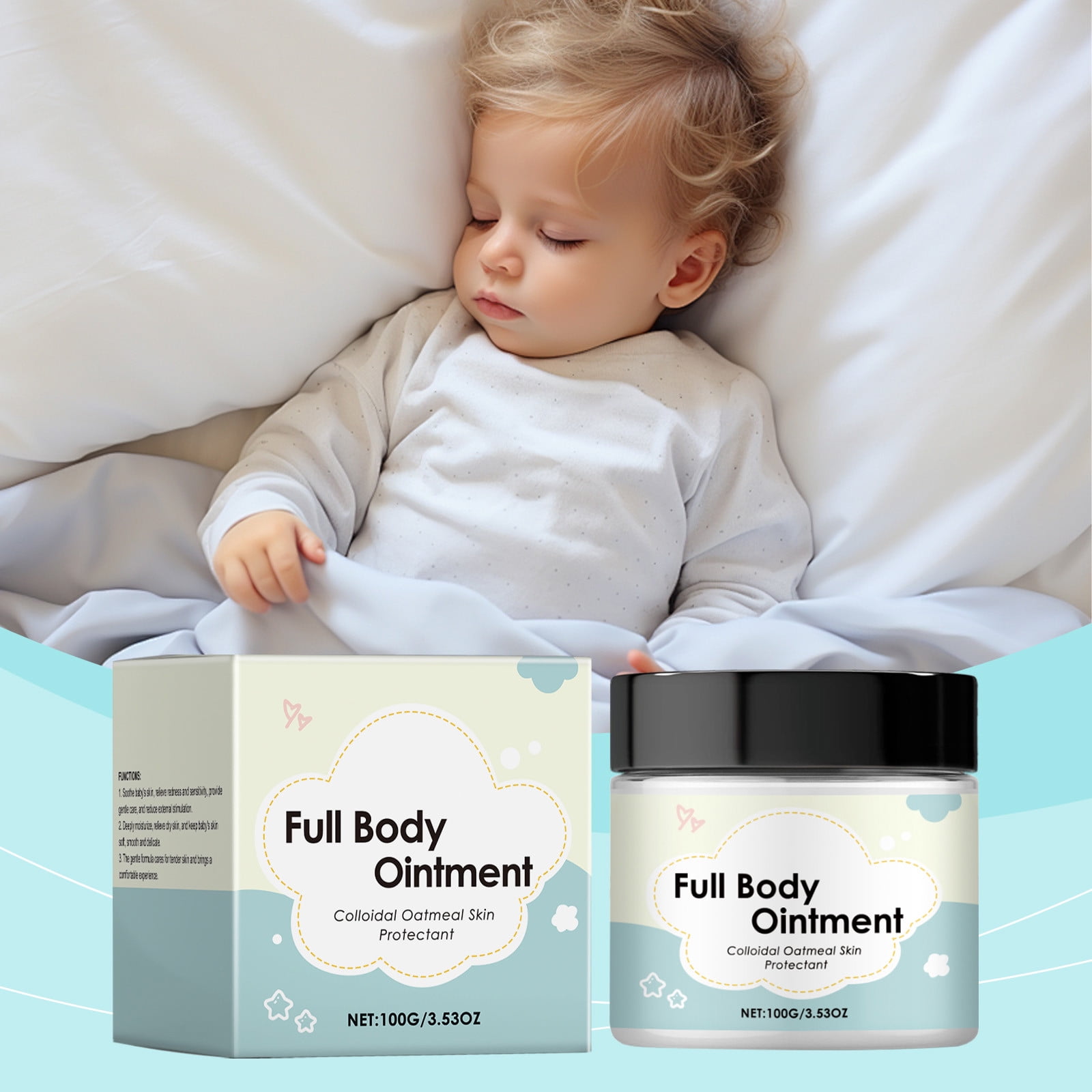 YOFOKO Full Body Ointment - Colloidal Oatmeal Skin Protectant for Body ...