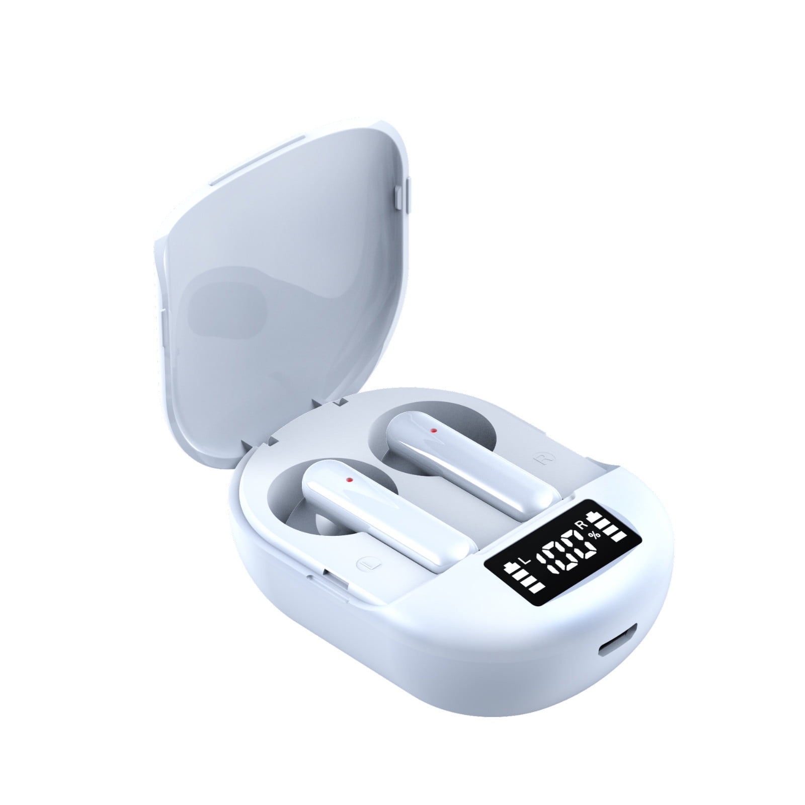 YOFOKO Open-Ear Bluetooth Earbuds with Neckband, Type-C Fast Charging ...