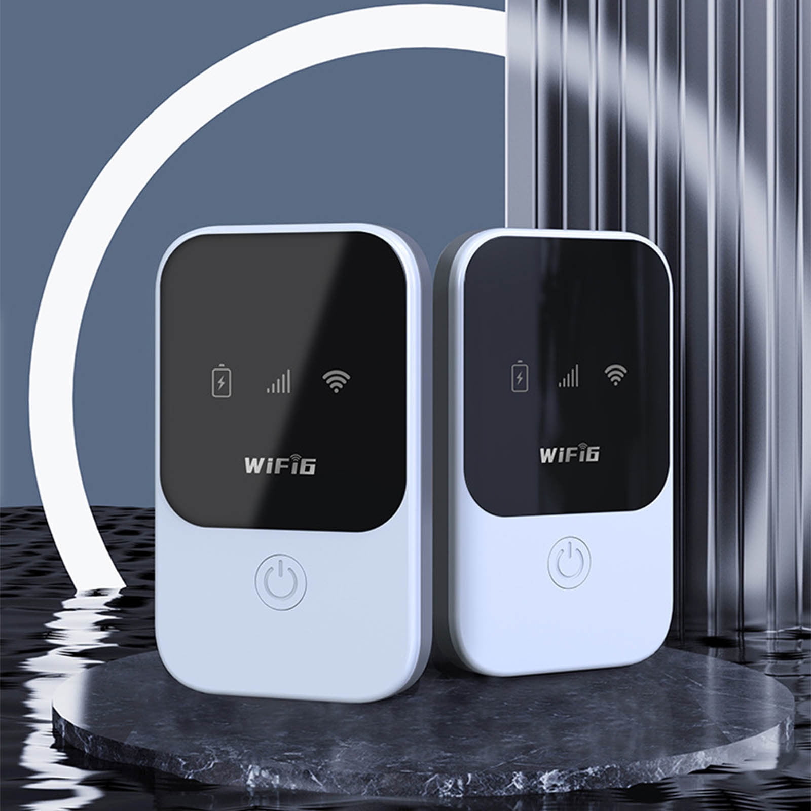 YOFOKO Portable WiFi Router with SIM Card Slot, 500Mbps High-Speed ...