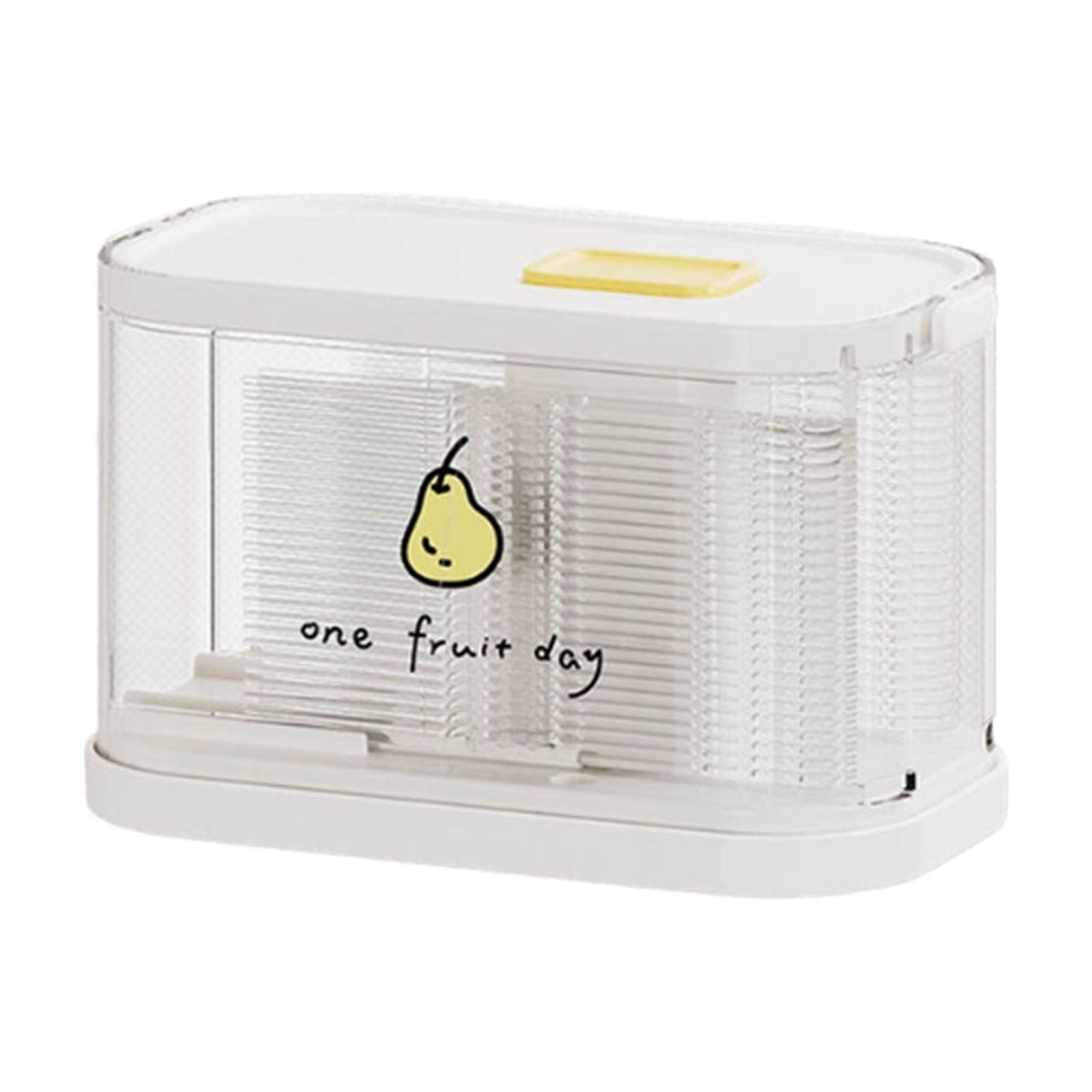 YOFOKO Press-Type Fruit Fork Dispenser Box, Stainless Steel Utensil ...