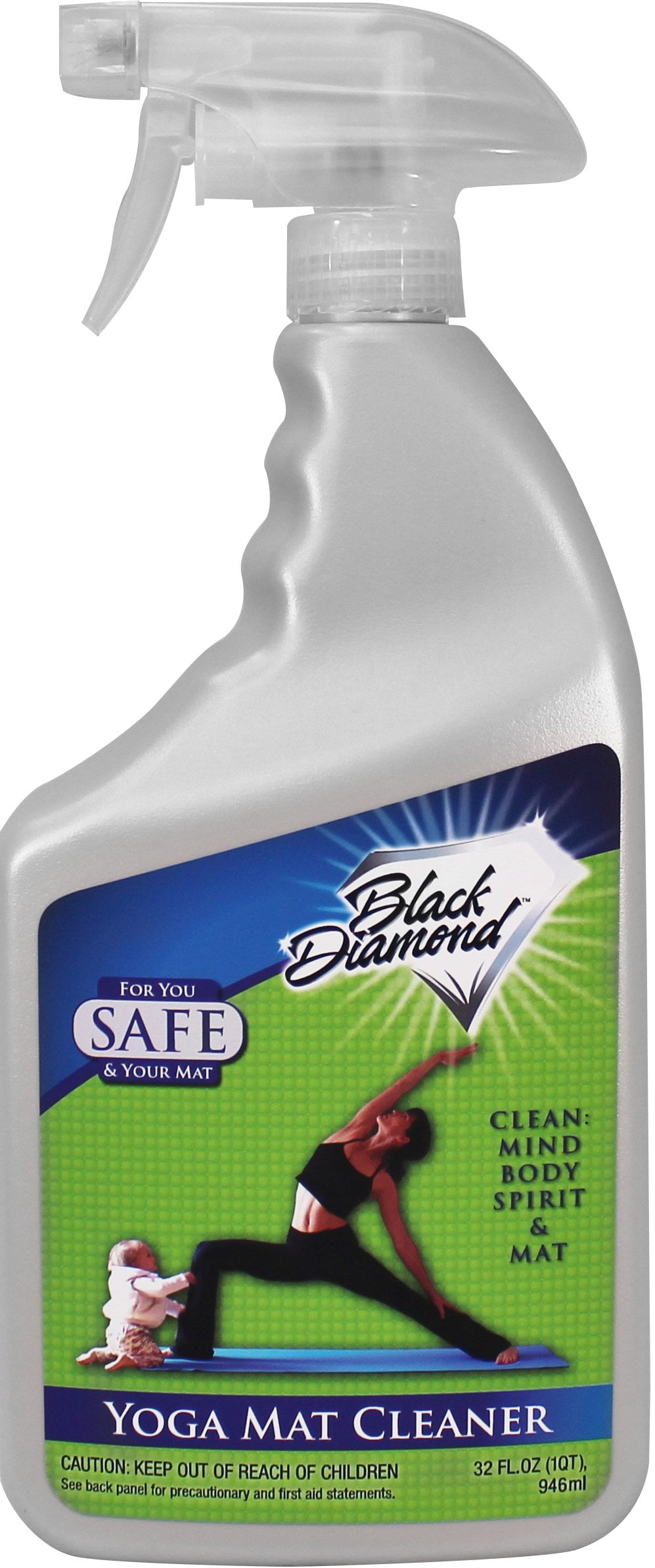 YOGA MAT SPRAY CLEANER: Safe for All Types of Yoga Mats, Exercise ...