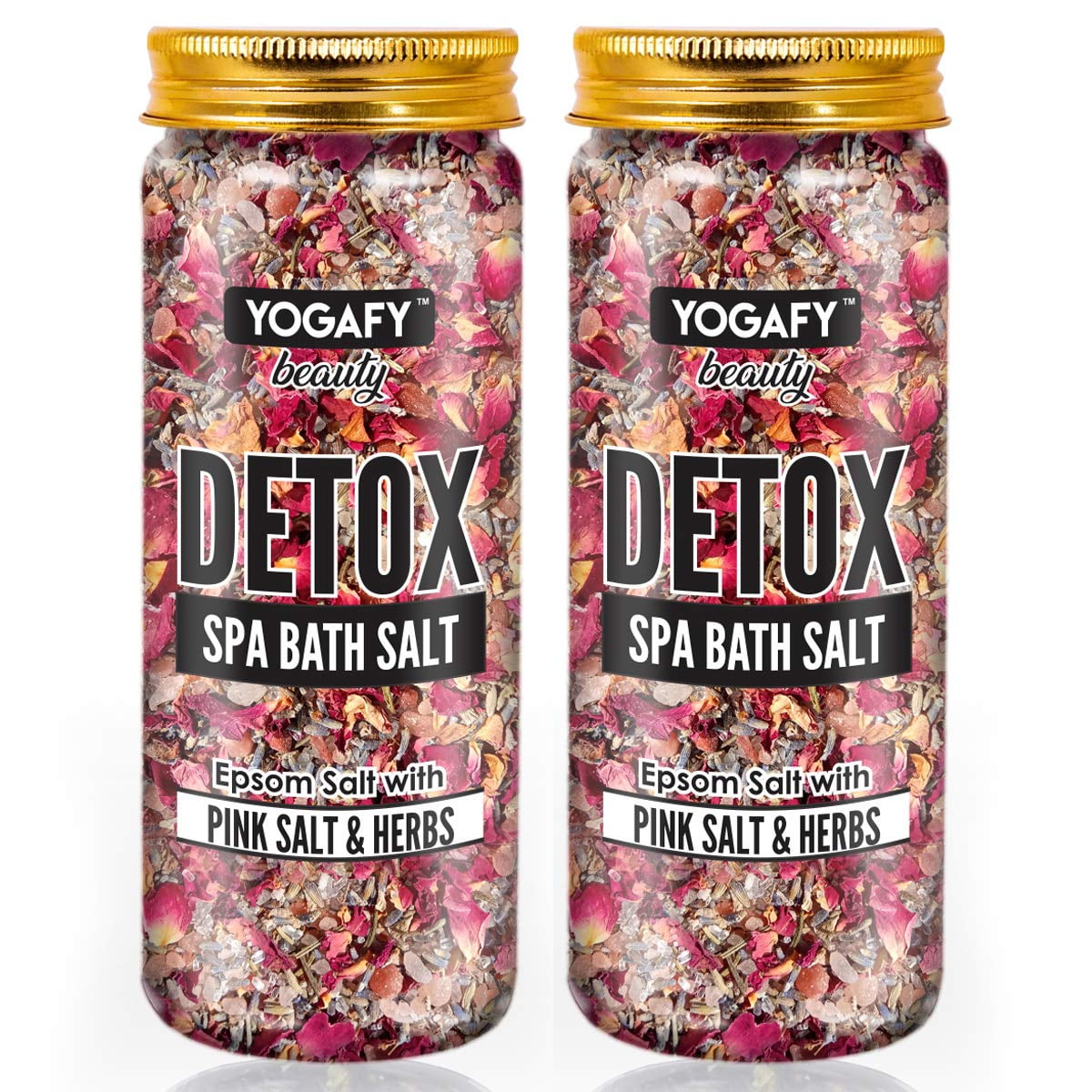 YOGAFY - Detox Spa Bath Salt - 500 GM || HOME SPA || Himalayan Pink ...