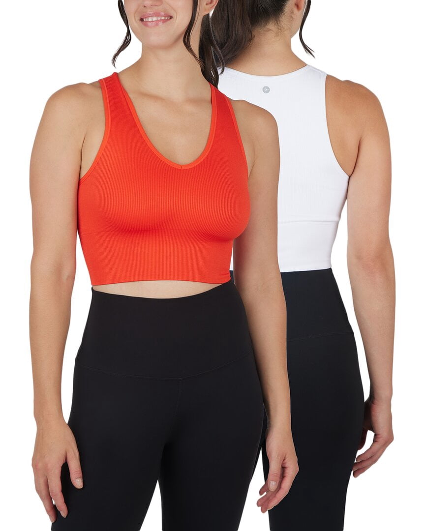 YOGALICIOUS womens 2pk Seamless Highline Crop Tank, m - Walmart.com