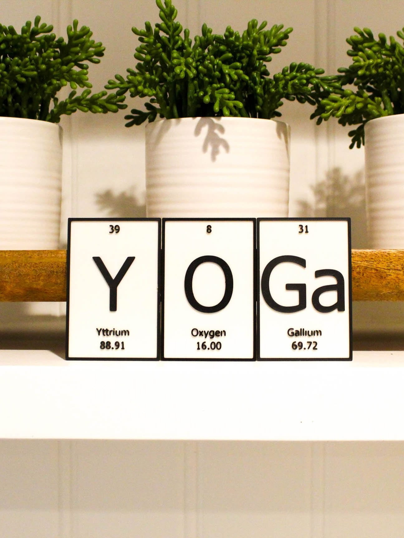 YOGa | Periodic Table of Elements Wall, Desk or Shelf Sign - Walmart.com