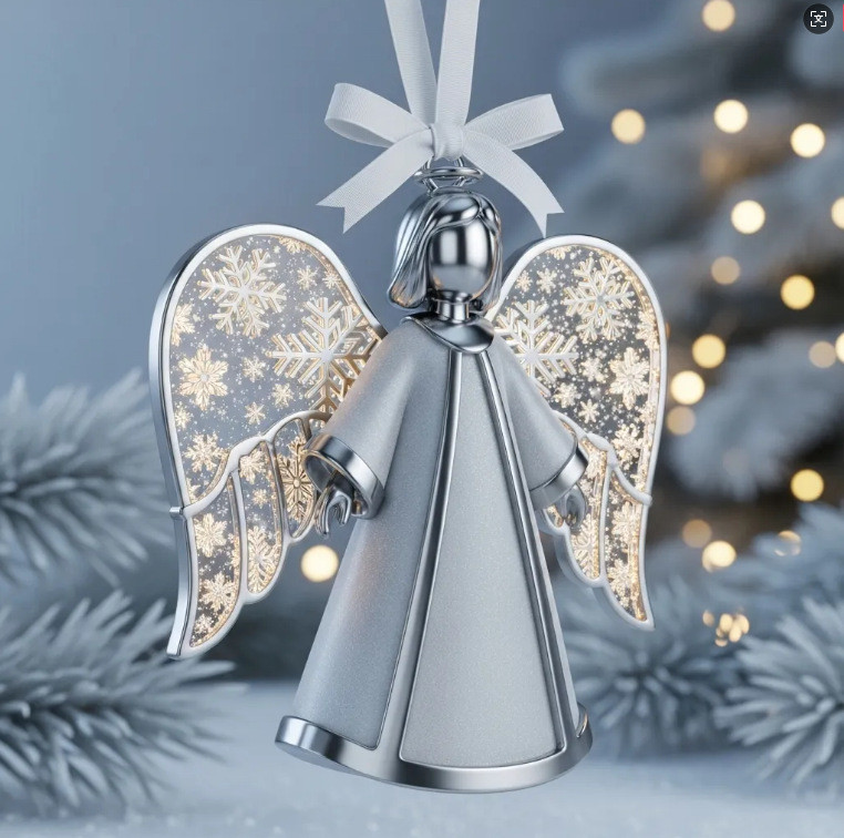 YOHAVEN Celestial Angel Ornament for Christmas Tree Décor, Heavenly ...