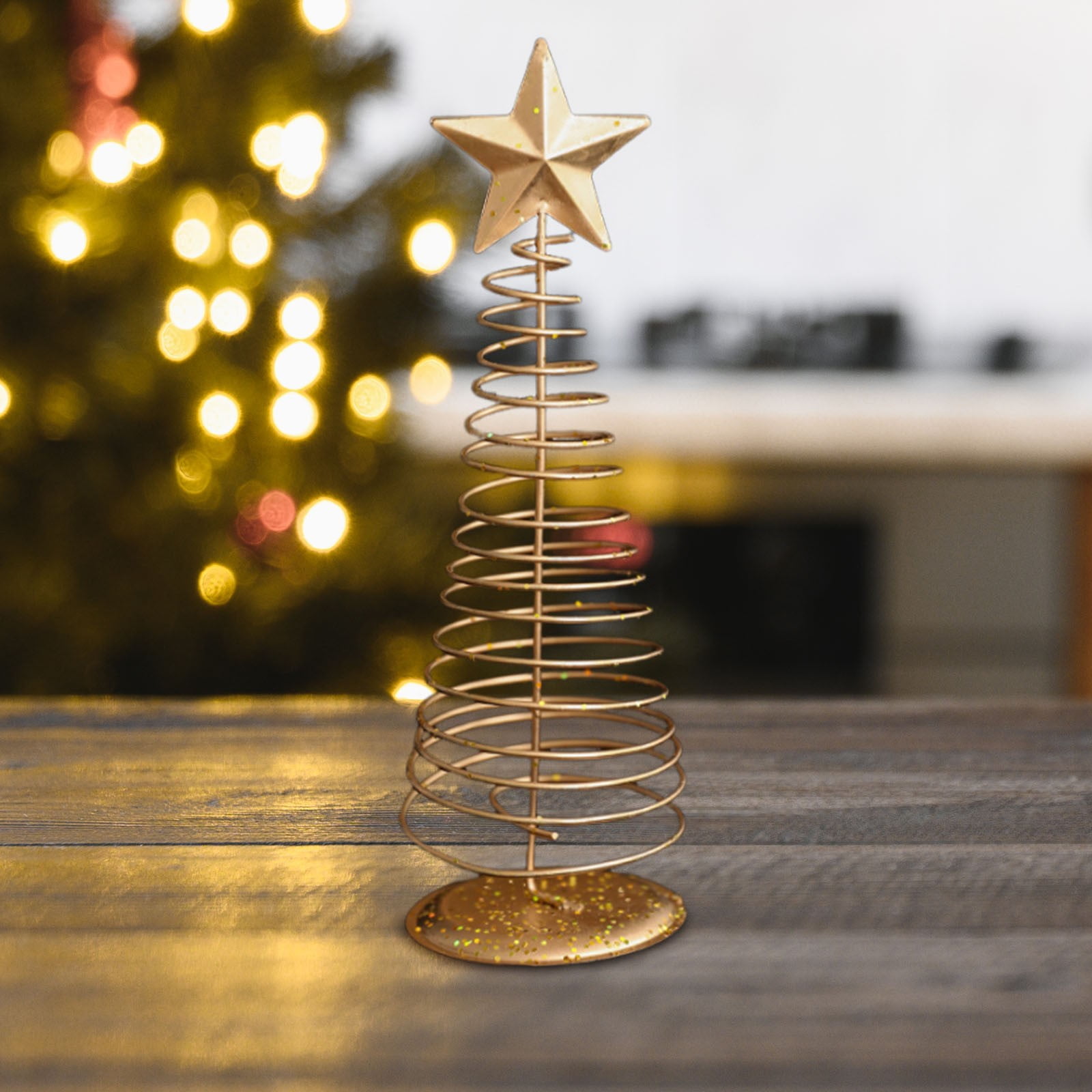 YOHAVEN Iron Pentagram Ornament Mini Christmas Decoration, Unique Iron ...