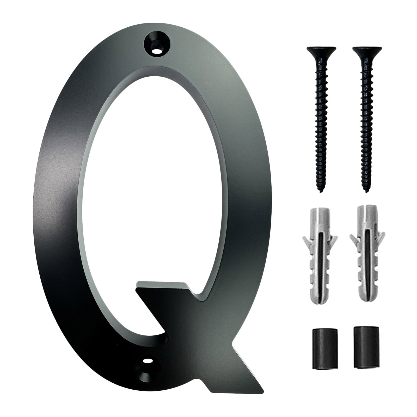 YOHAVEN Modern Floating Acrylic House Number Digital Door Sign Alphabet ...