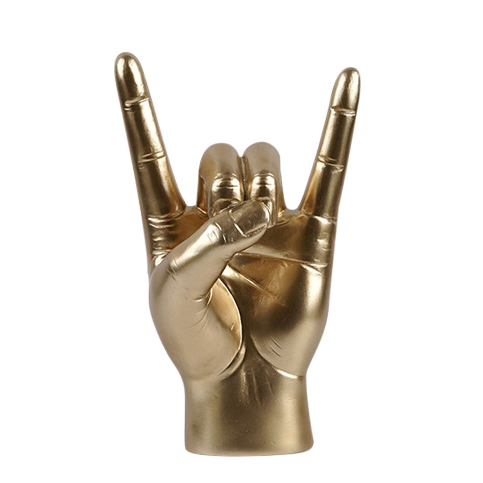 YOHAVEN Resin Hand Decoration Metal Gift Ornament Unique Gesture ...