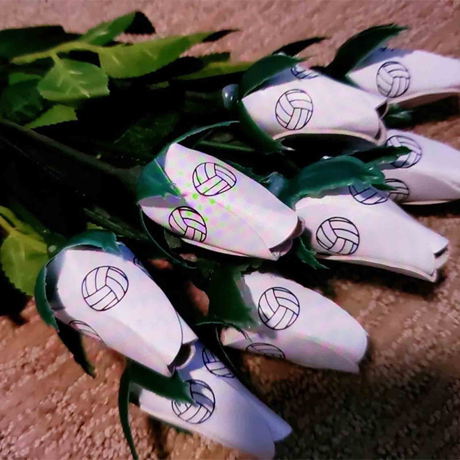 YOHAVEN Sports Leather Rose Baseball Softball Rose Bouquet Mother’s Day ...