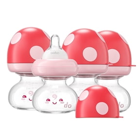 NUK Baby Bottles with SafeTemp Technology, 5 fl oz, Natural Fit Nipple ...