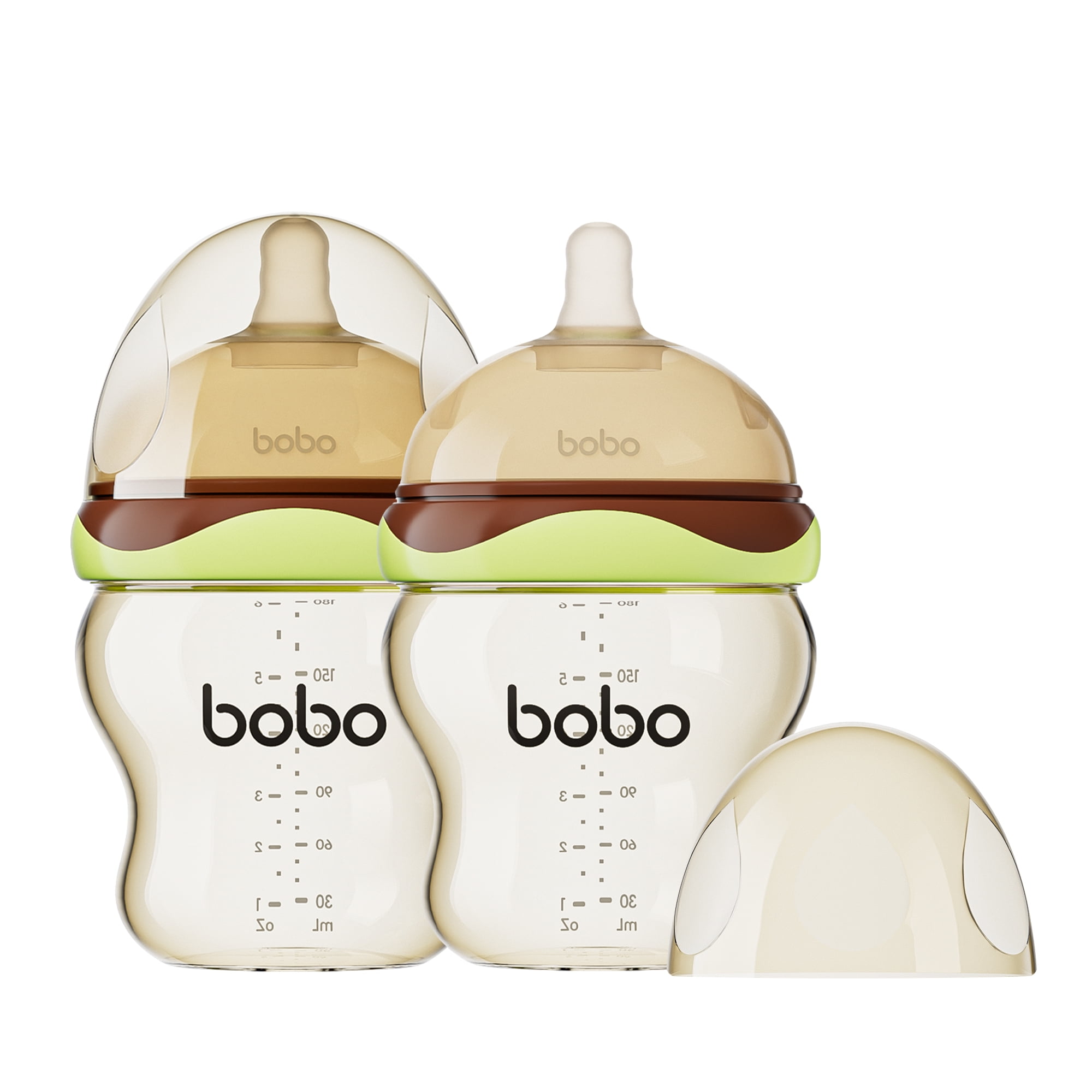 YOHKOH Baby Bottles - Newborn Wide Neck Baby Bottles,Slow Nipple,Green ...