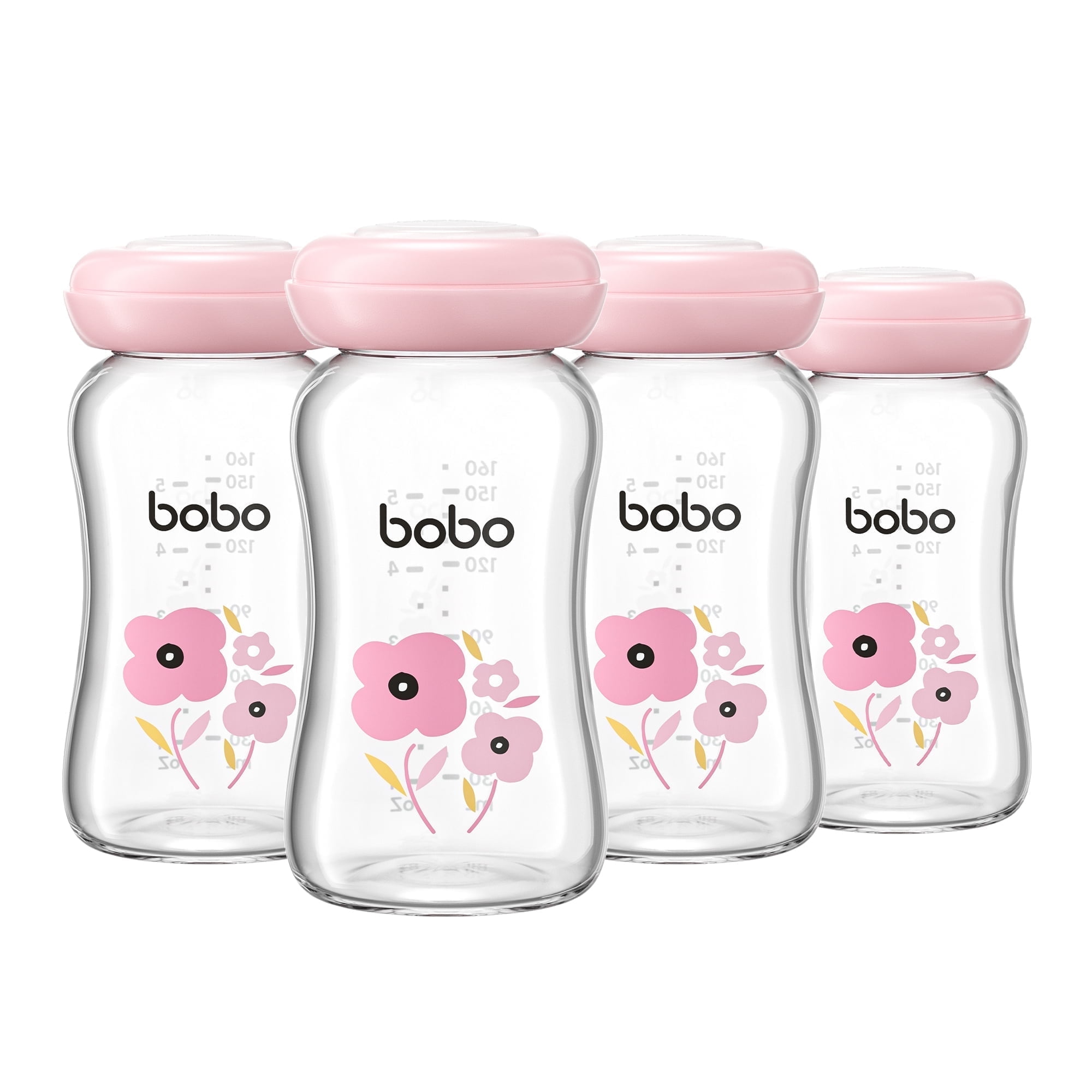 YOHKOH Glass Breastmilk Storage Containers,Wide Mouth,Reusable Milk ...