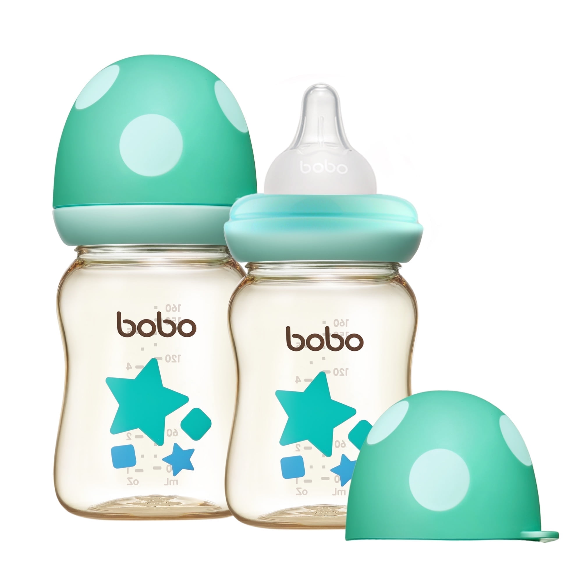 YOHKOH Newborns Natural Slow Flow Baby Bottles,for Breast/Mixed Feeding ...