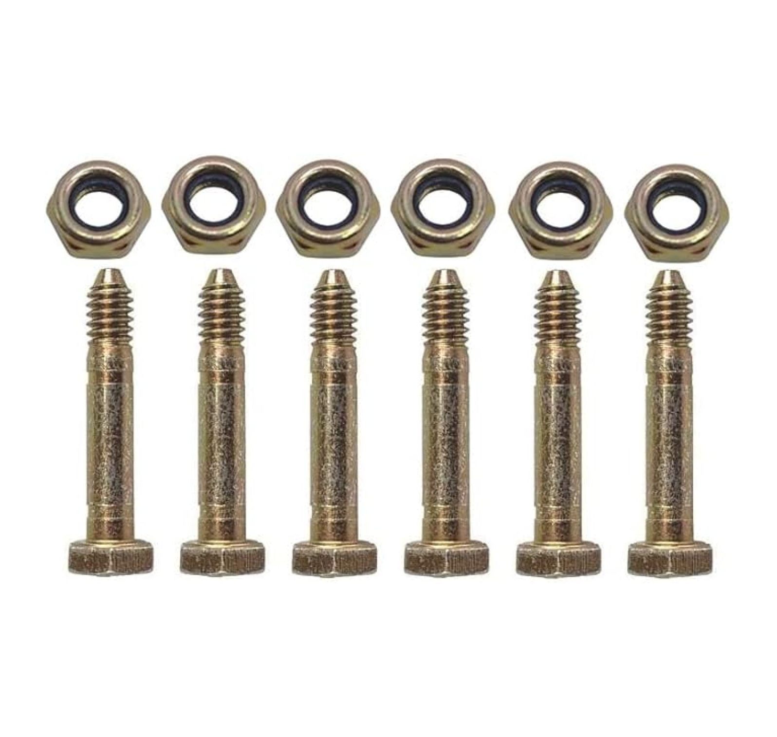 YOIASUGH 53200500 Shear Pins Bolts Nuts 1/4 Inches fits Ariens Snow ...