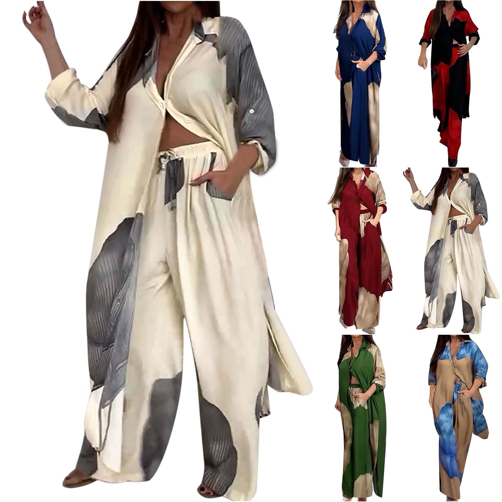 YOIAVAIOY 2 Piece Lounge Sets for Women Airplane Travel Outfits Trendy ...