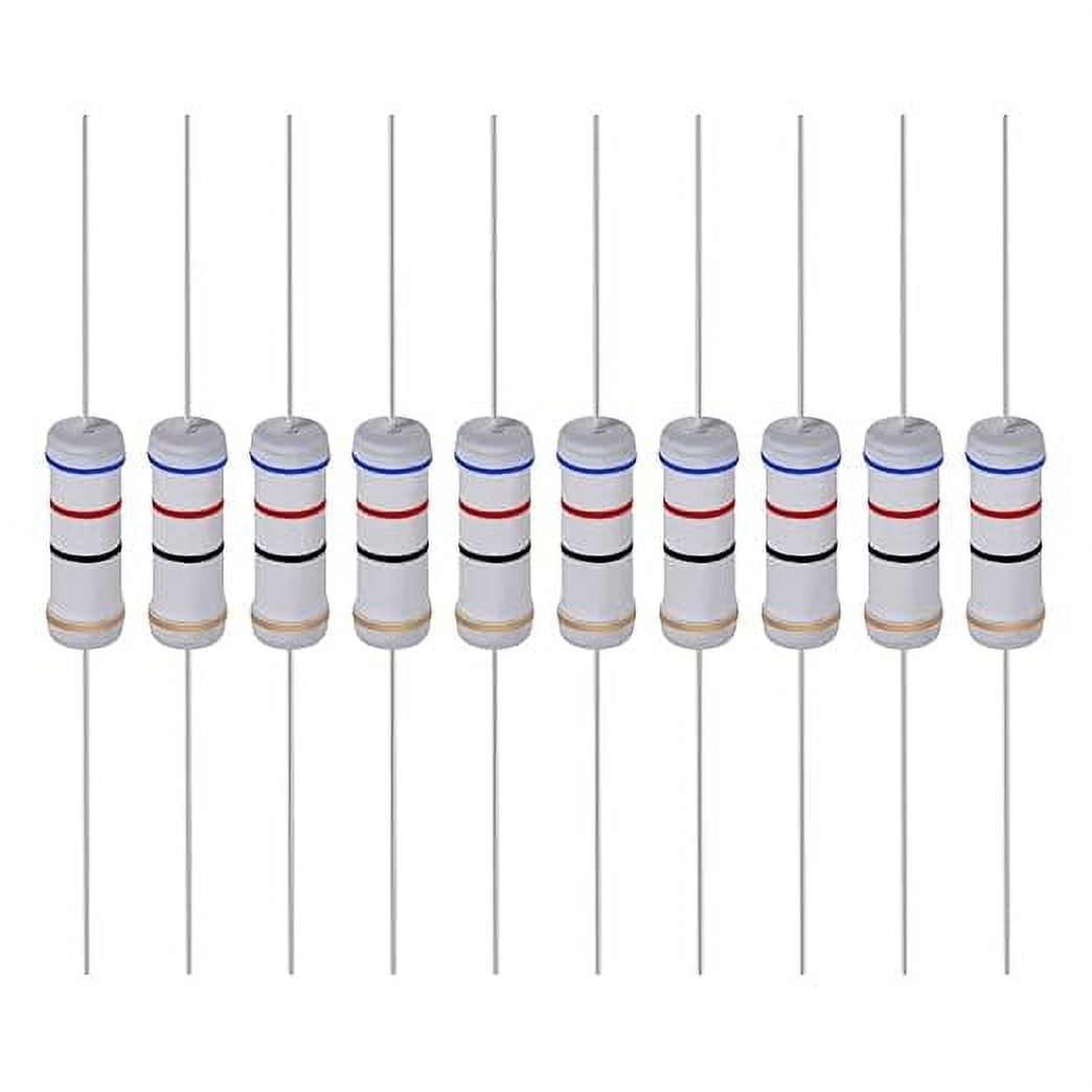 YOKIVE 20 Pcs Metal Oxide Film Resistors, Axis Lead Resistor, Keep ...