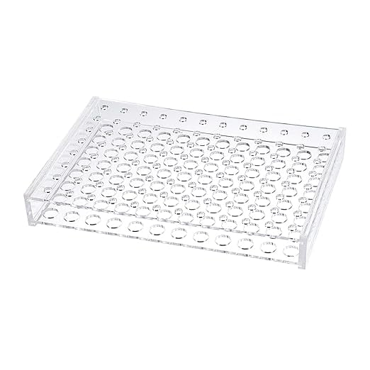 YOKIVE Tube Rack, Acrylic Test Tube Rack Holder | Great for 0.2ml,1.5ml ...