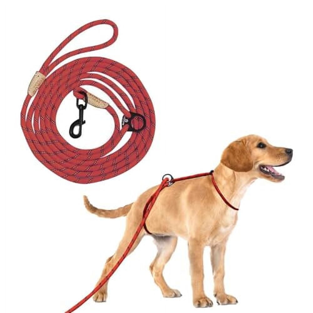 YOKUM GEAR 12ft No Choke Leash Long Rope Dog Leash, Anti Pulling Dog ...