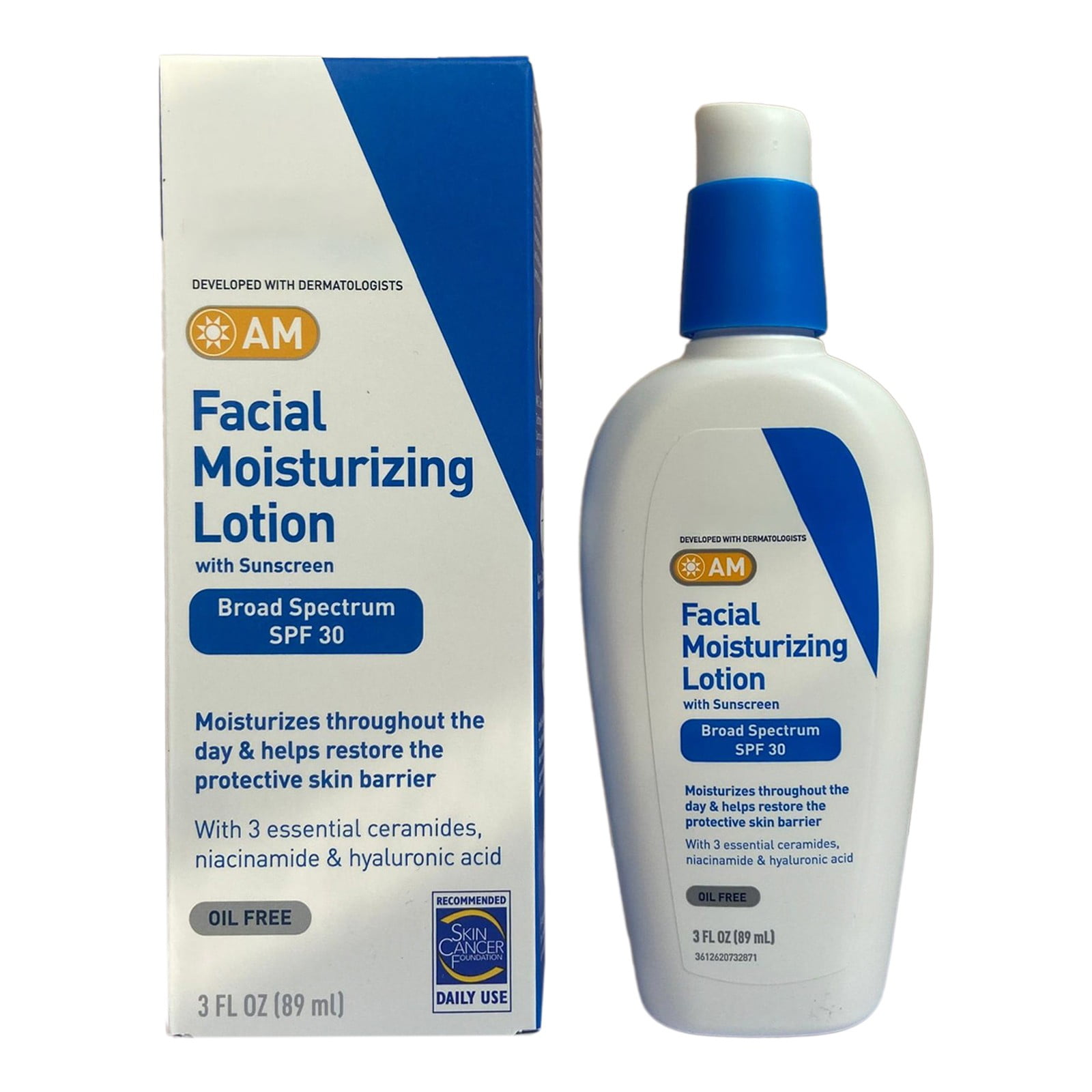 YOLAIRD AM Lotion Face Moisturizer with SPF 30, Normal to Oily Skin Sun ...