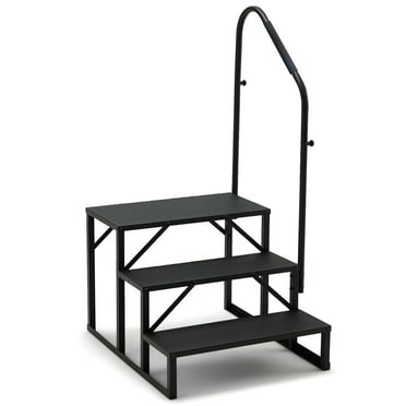 RV Stairs 5 Step, RV Steps Anti-Slip, Hot Tub Steps with Handrail, 660 ...