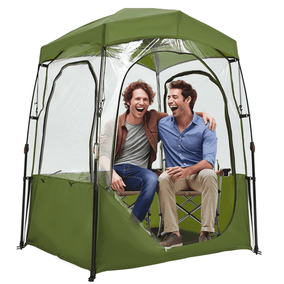 EROMMY 1-2 Person Pop-up Sports Tent, All-Weather Pod, Clear Bubble ...