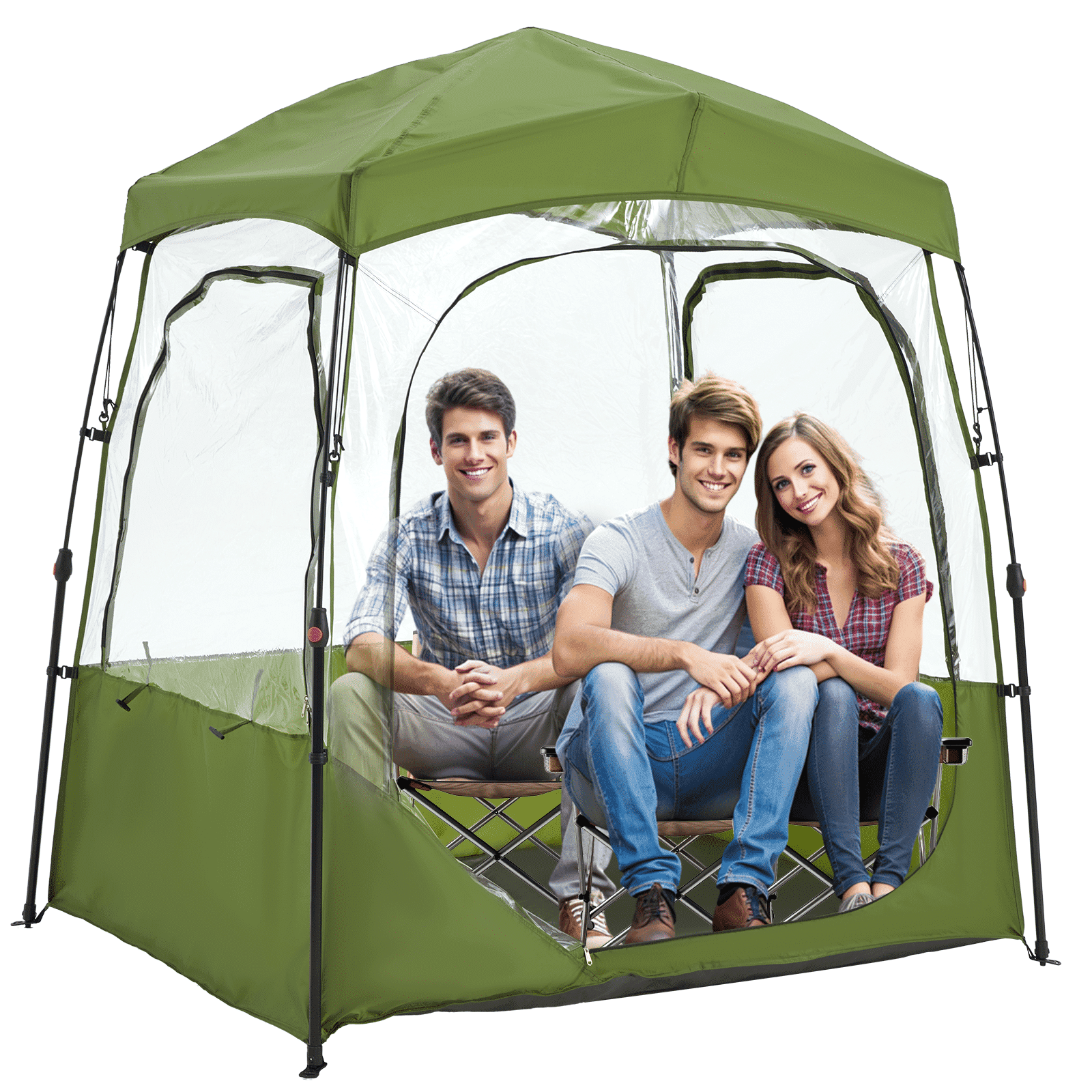 EROMMY Sports Tent Pop-up Bubble Tent, All-Weather Sports Pod Tent ...