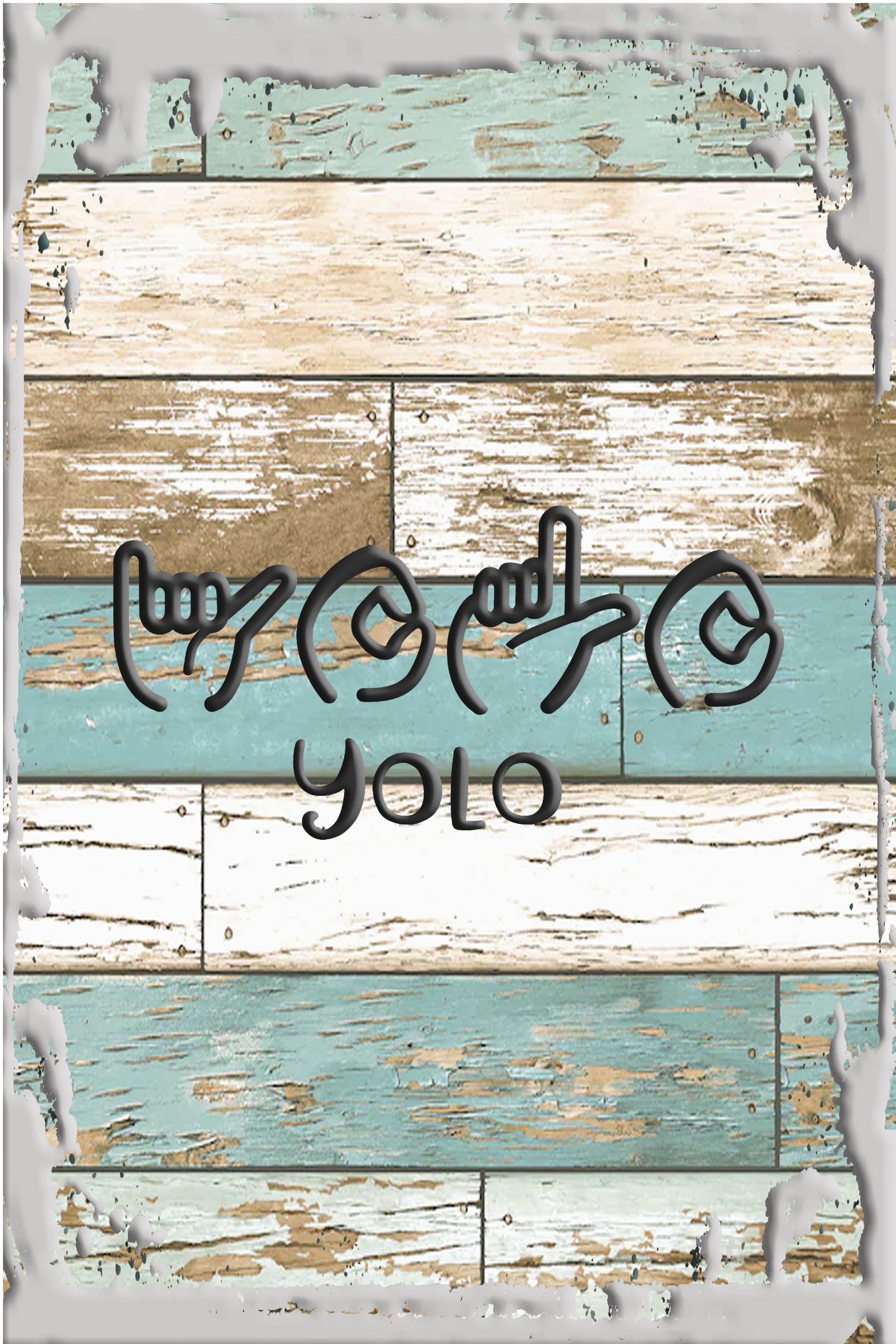 YOLO sign language ASL hands you only live once White Wall Art Decor ...