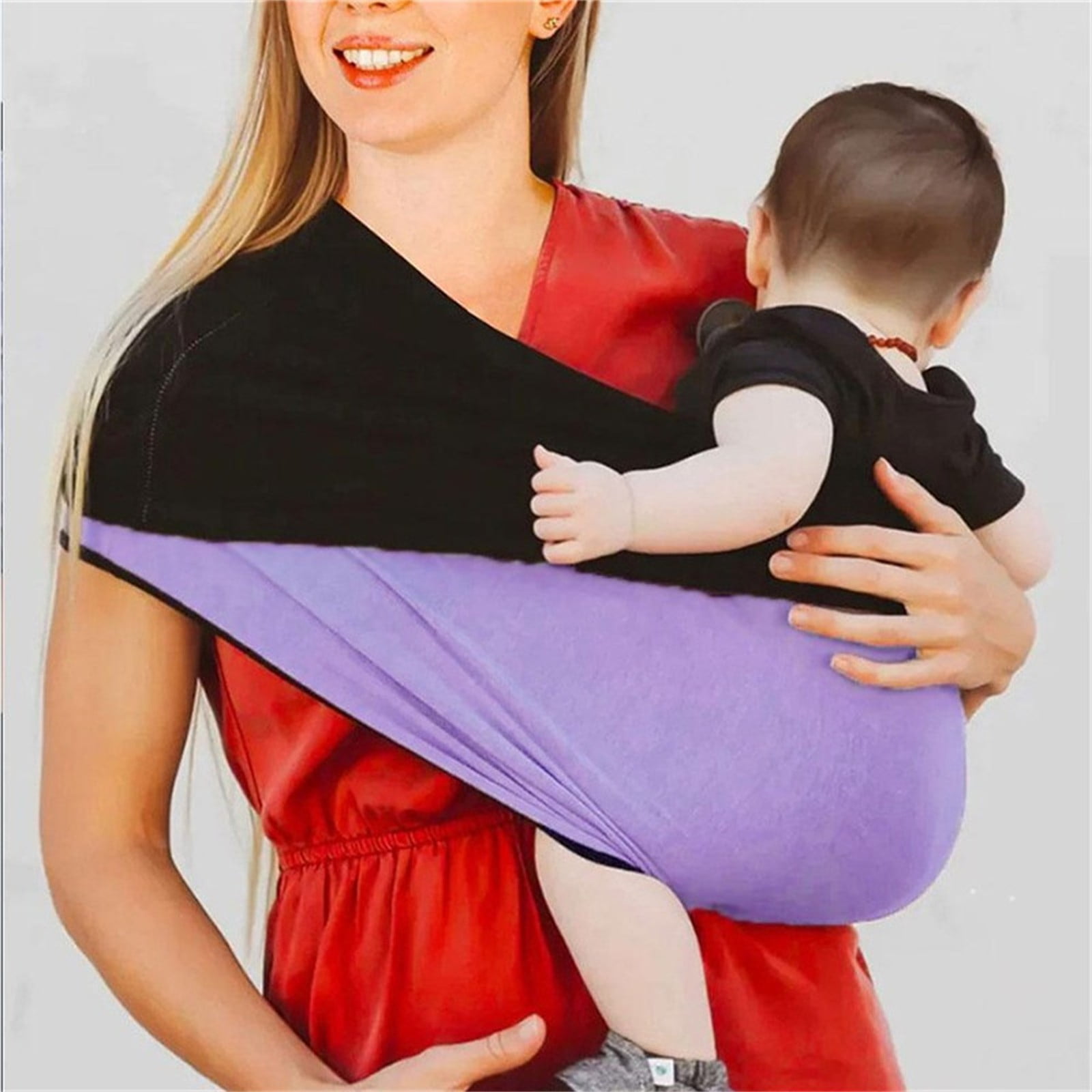 YOLOKE Baby Back Carrier Wrap for All Seasons with Adjustable Straps ...