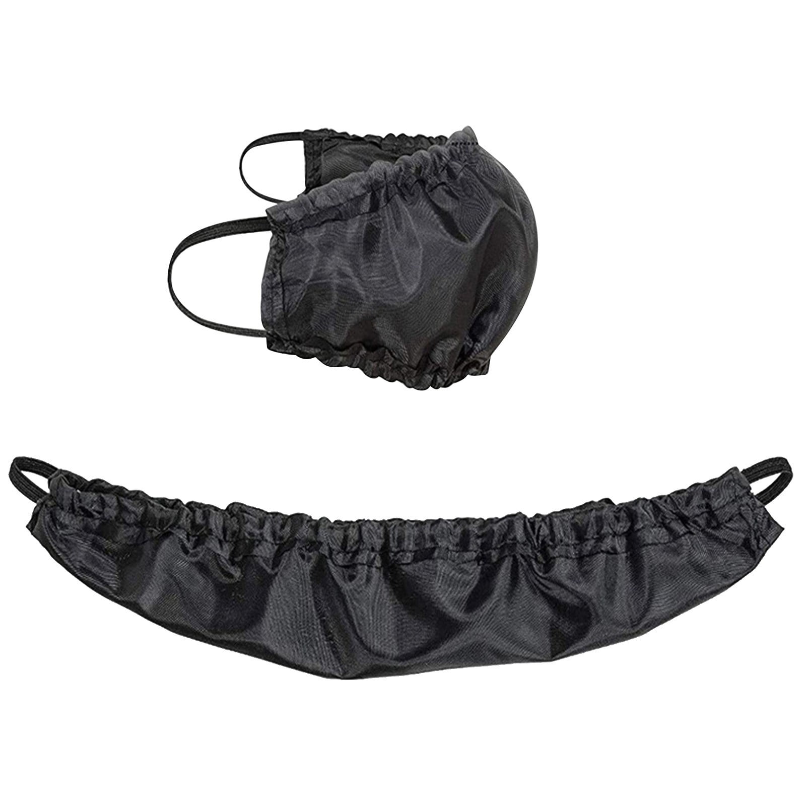 YOLOKE Beard Bandana, Men Beard Bib Black Beard Covers Soft Comfortable ...