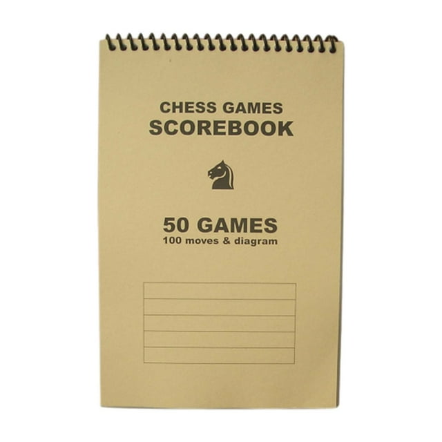YOLOKE Chess Scorebook with 100 Games, Premium Chess Notation Book for ...