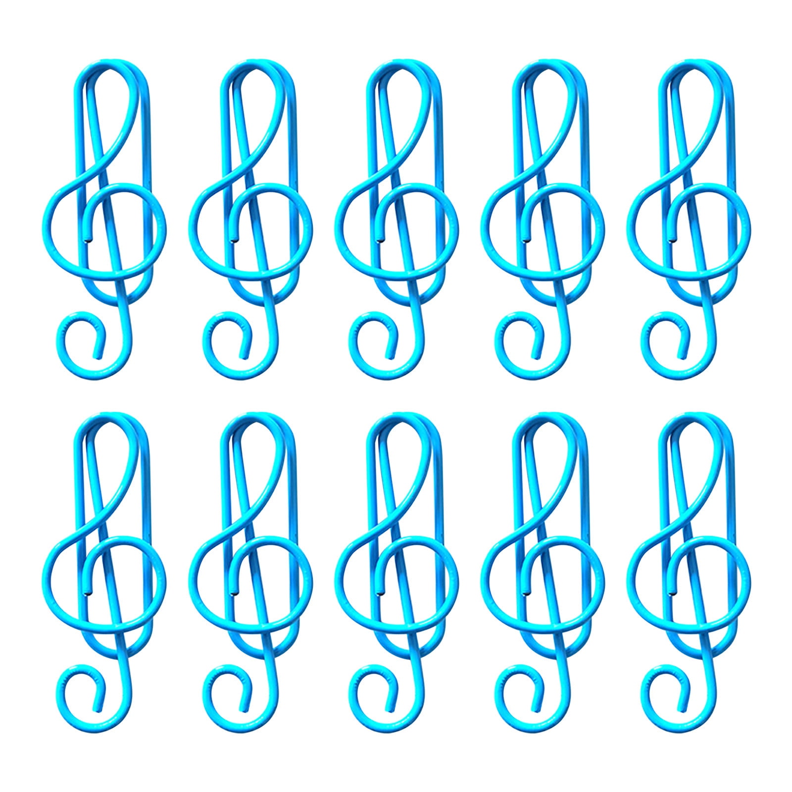 YOLOKE Colorful Metal Music Note Paper Clips with Unique Shapes ...