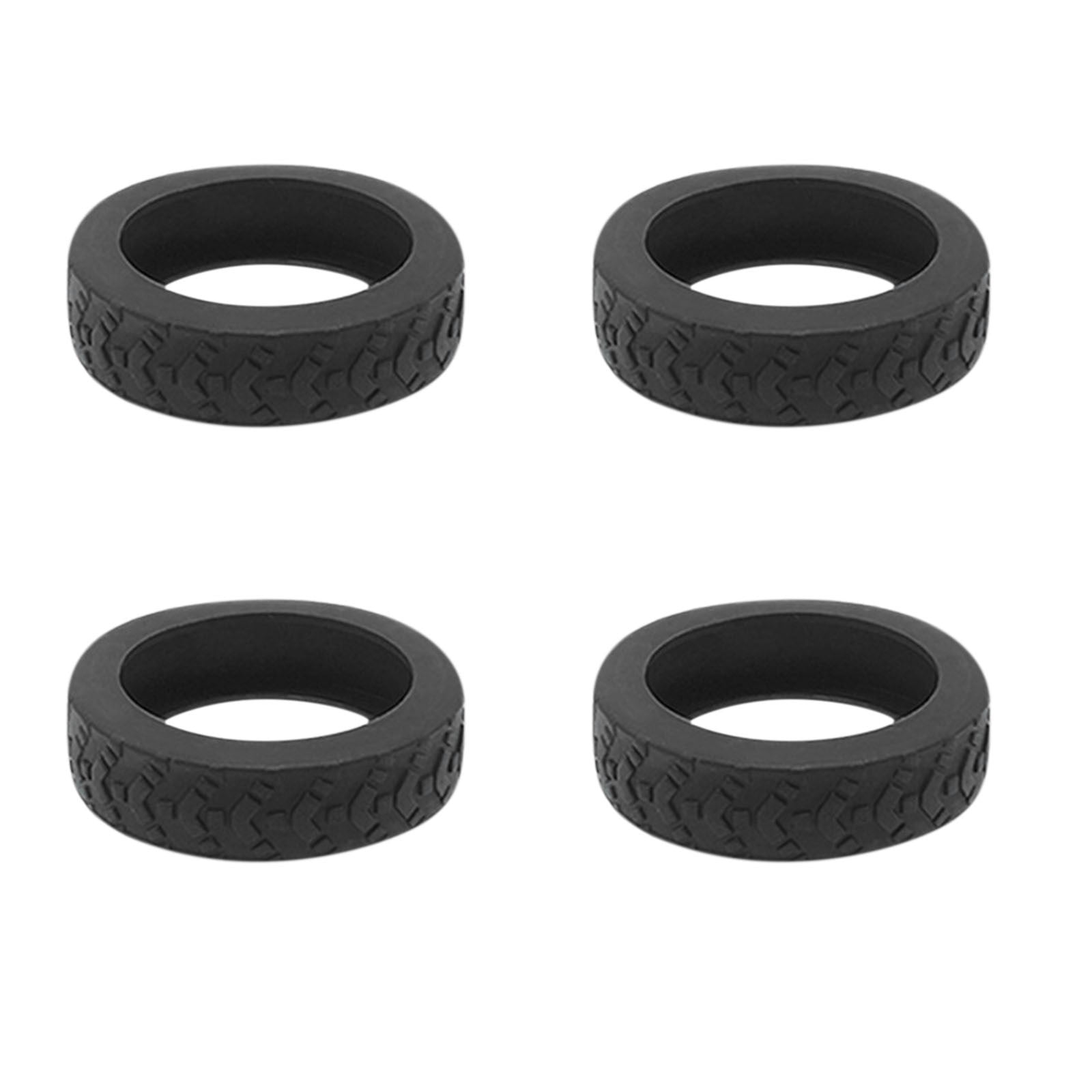 YOLOKE Colorful Silicone Luggage Wheel Covers Set for 4 Suitcase Wheels ...