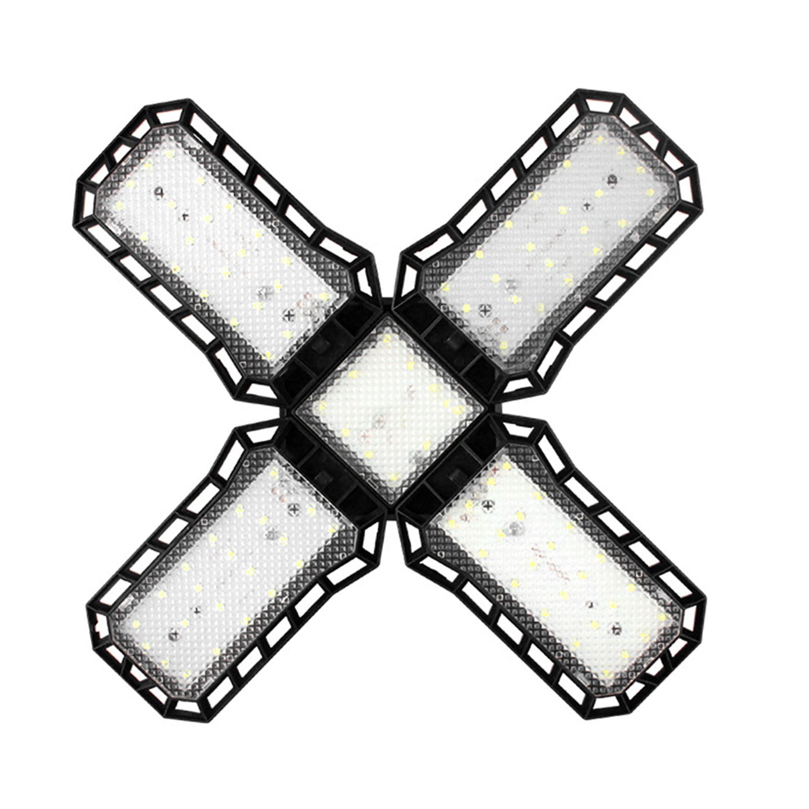 YOLOKE Deformable LED Garage Ceiling Lights - Adjustable Panels, Ideal ...