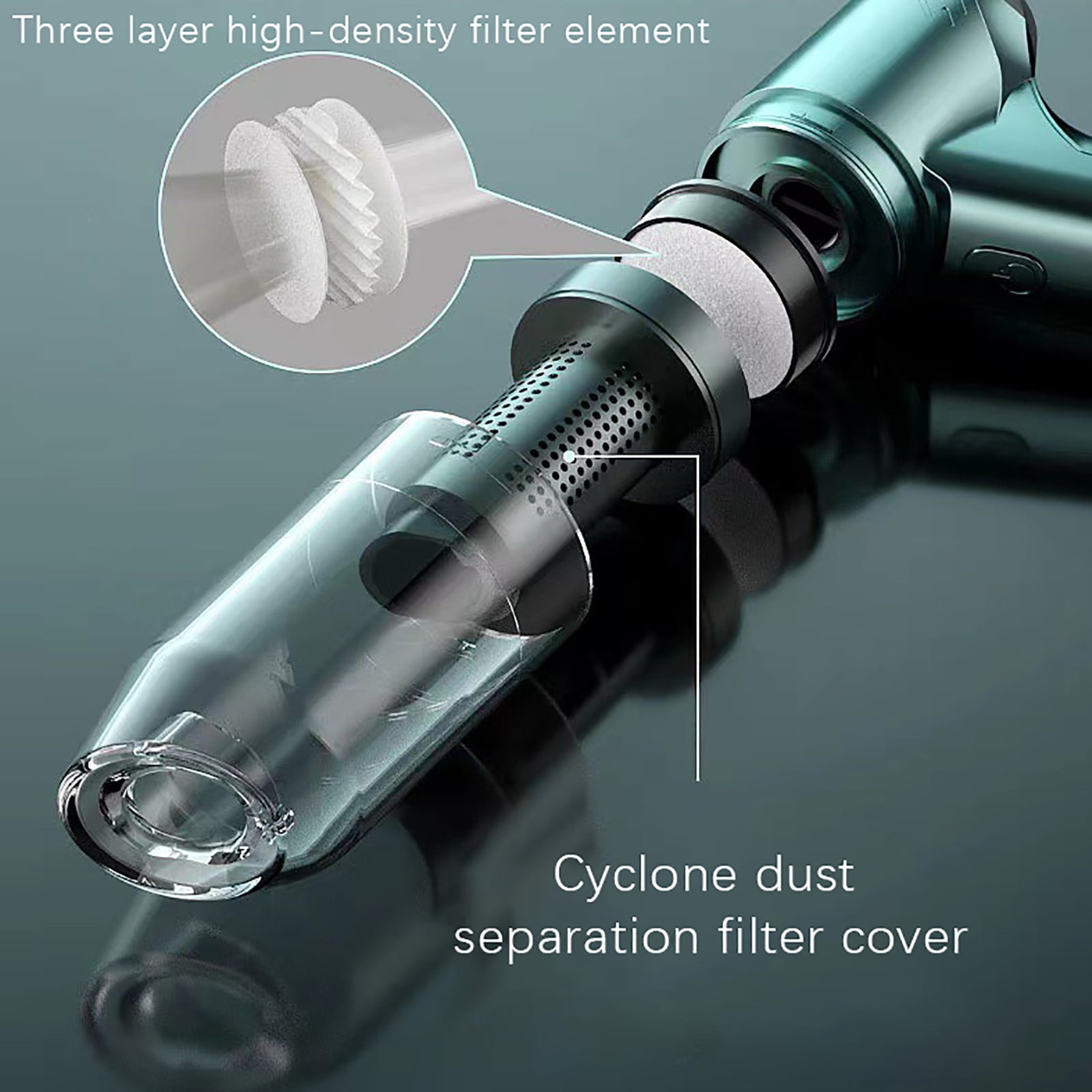 YOLOKE Handheld Vacuum, Portable Car Vacuums, Car Vacuum, Wireless ...