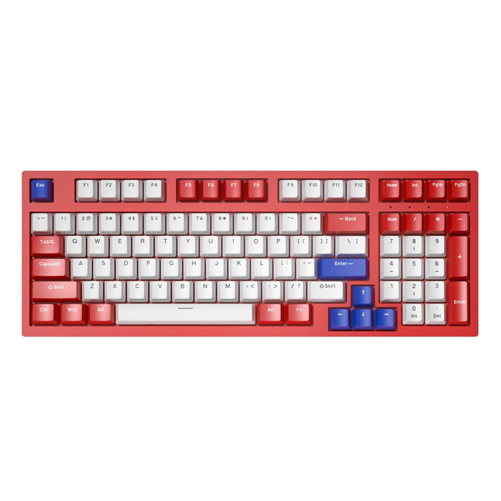 YOLOKE High Performance Gaming Keyboard with Green Axle Switches, RGB ...