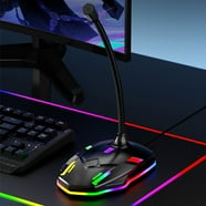 Anself USB Desktop Microphone Plug &Play PC Computer Mic for Computer ...