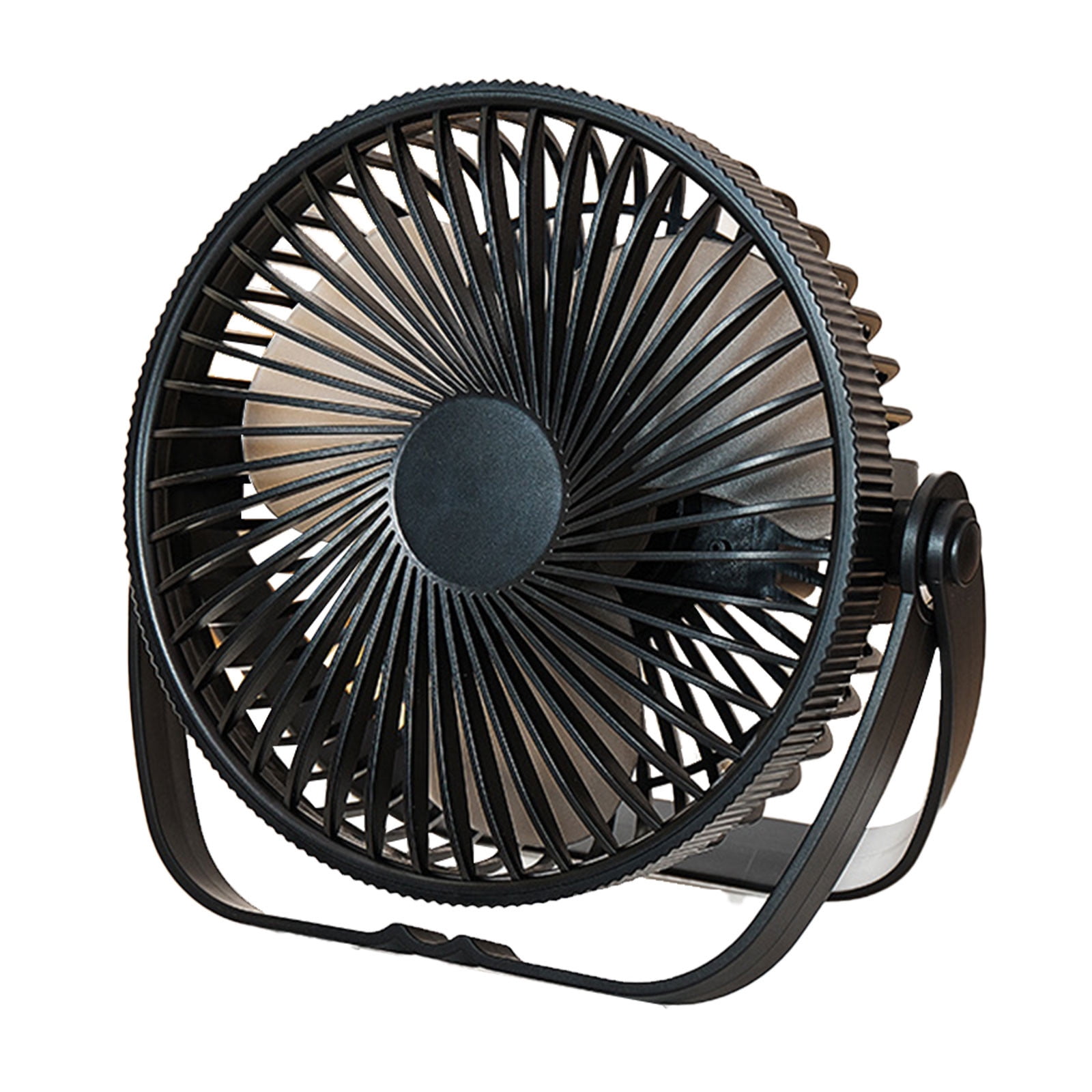 YOLOKE Quiet Brushless Turbine Desktop Fan, Mini Electric with Wall ...