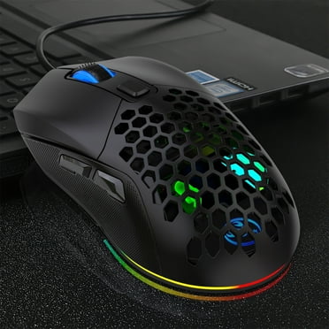 Mouse Computer Gaming Light Up Wired Mice Gamer Fatigue Hand Led Game ...
