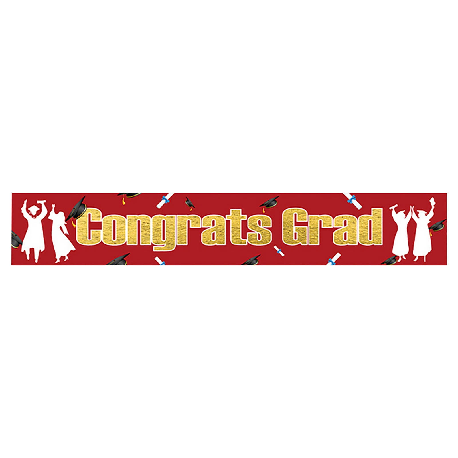 YOLOKE Reusable Dacron Graduation Banner, 118 × 19.7 In Porch Sign ...
