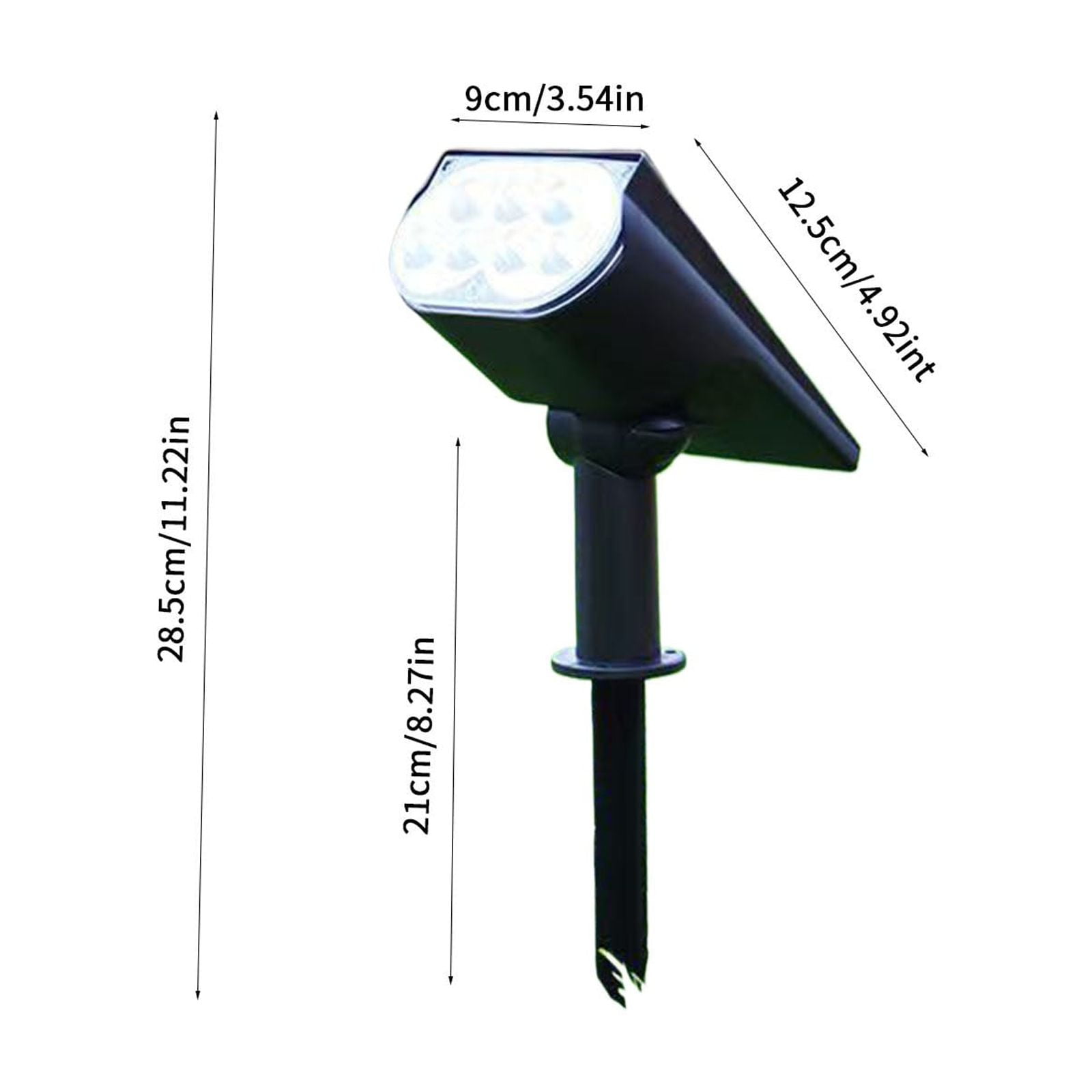YOLOKE Solar-Powered Outdoor Wall Lights for Garden, Patio, Landscape ...