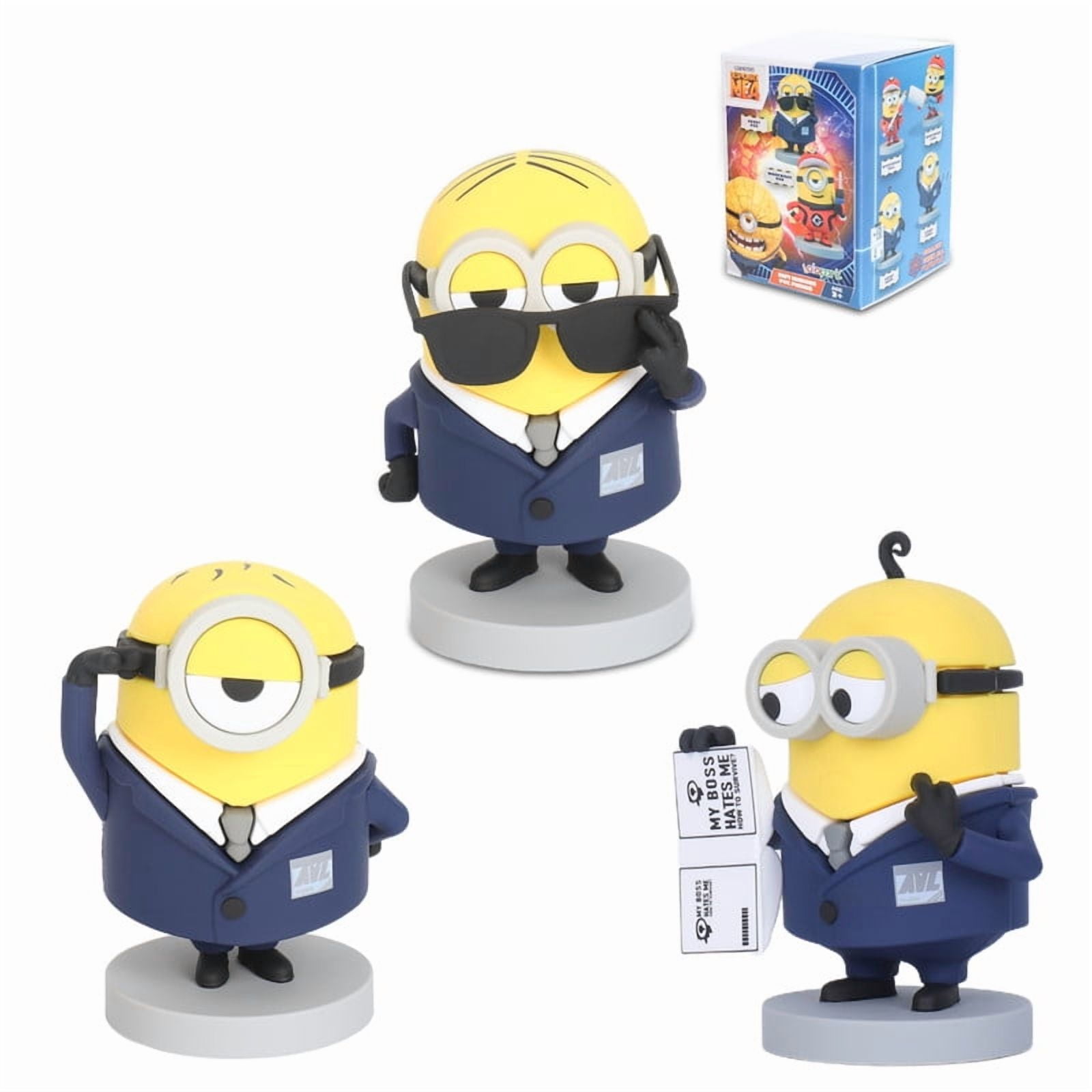 YOLOPARK Despicable Me 4 Toys,Collectible Minions Agent Assortment Set ...