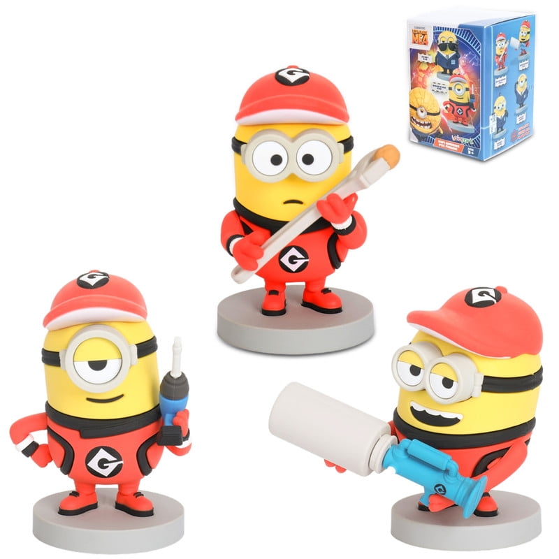 YOLOPARK Despicable Me 4 Toys,Collectible Minions Workwear Assortment ...