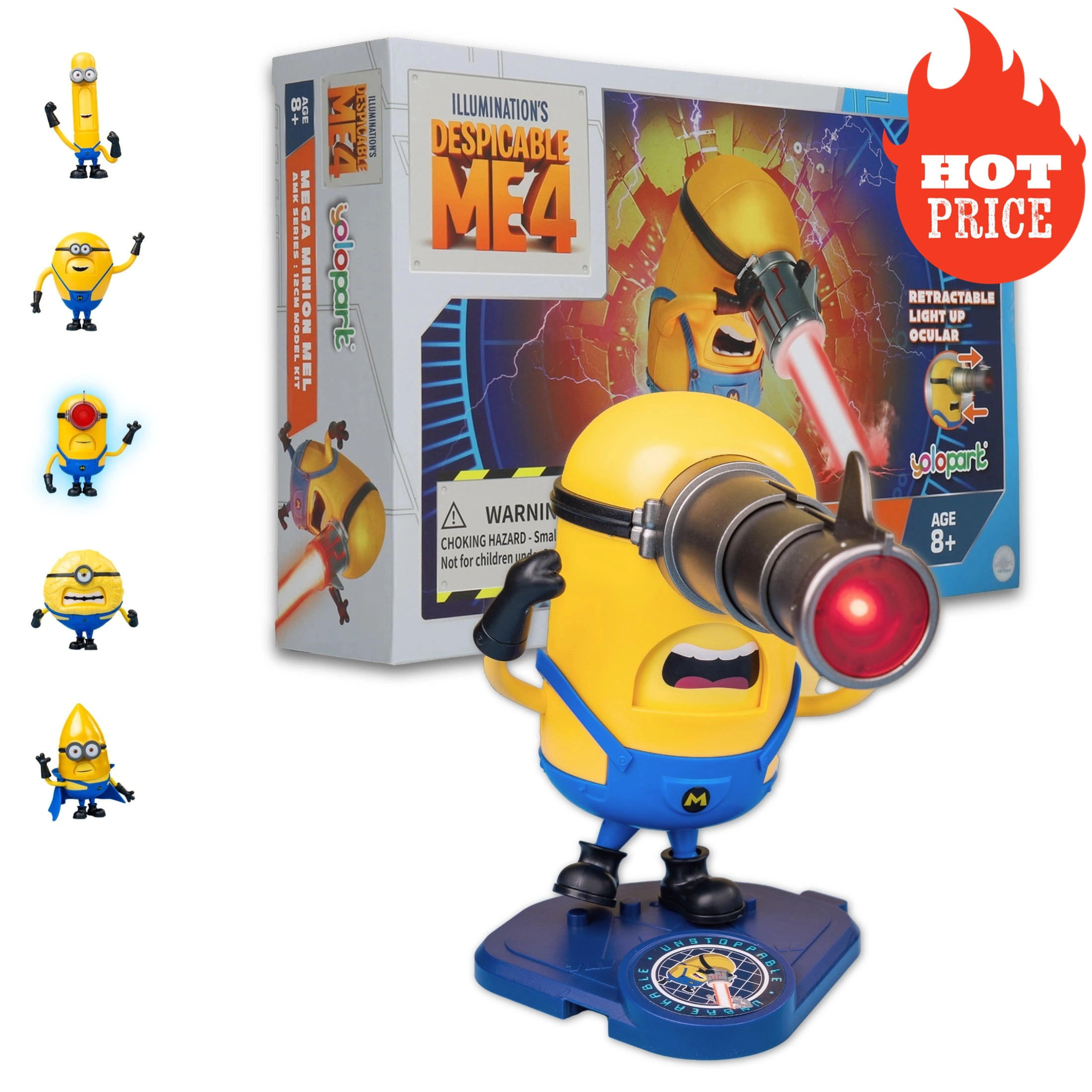 Minions Despicable Me 4 Toys, Mega Minion Action Figure Christmas Gifts ...