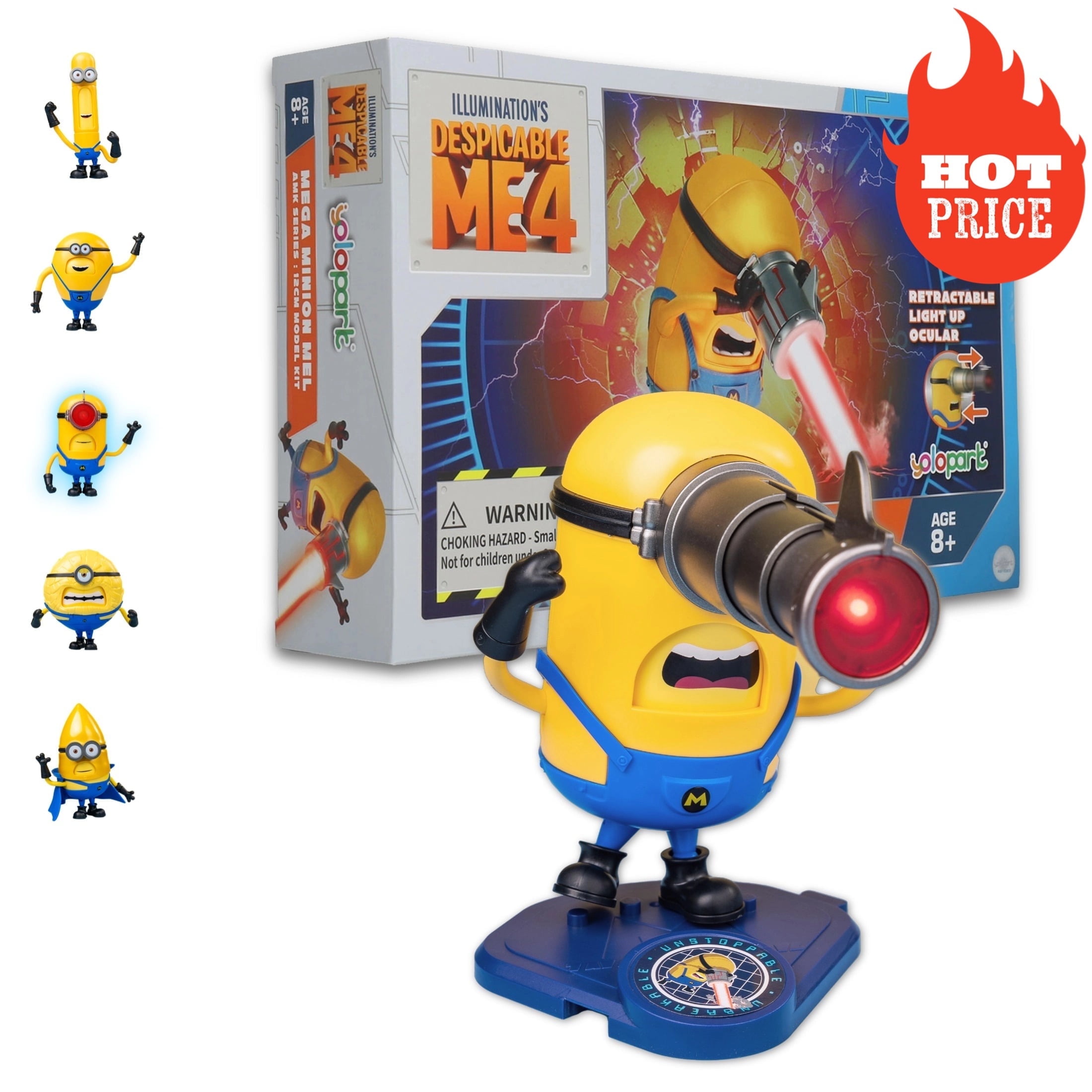 Minions Despicable Me 4 Toys, Mega Minion Action Figure Christmas Gifts ...