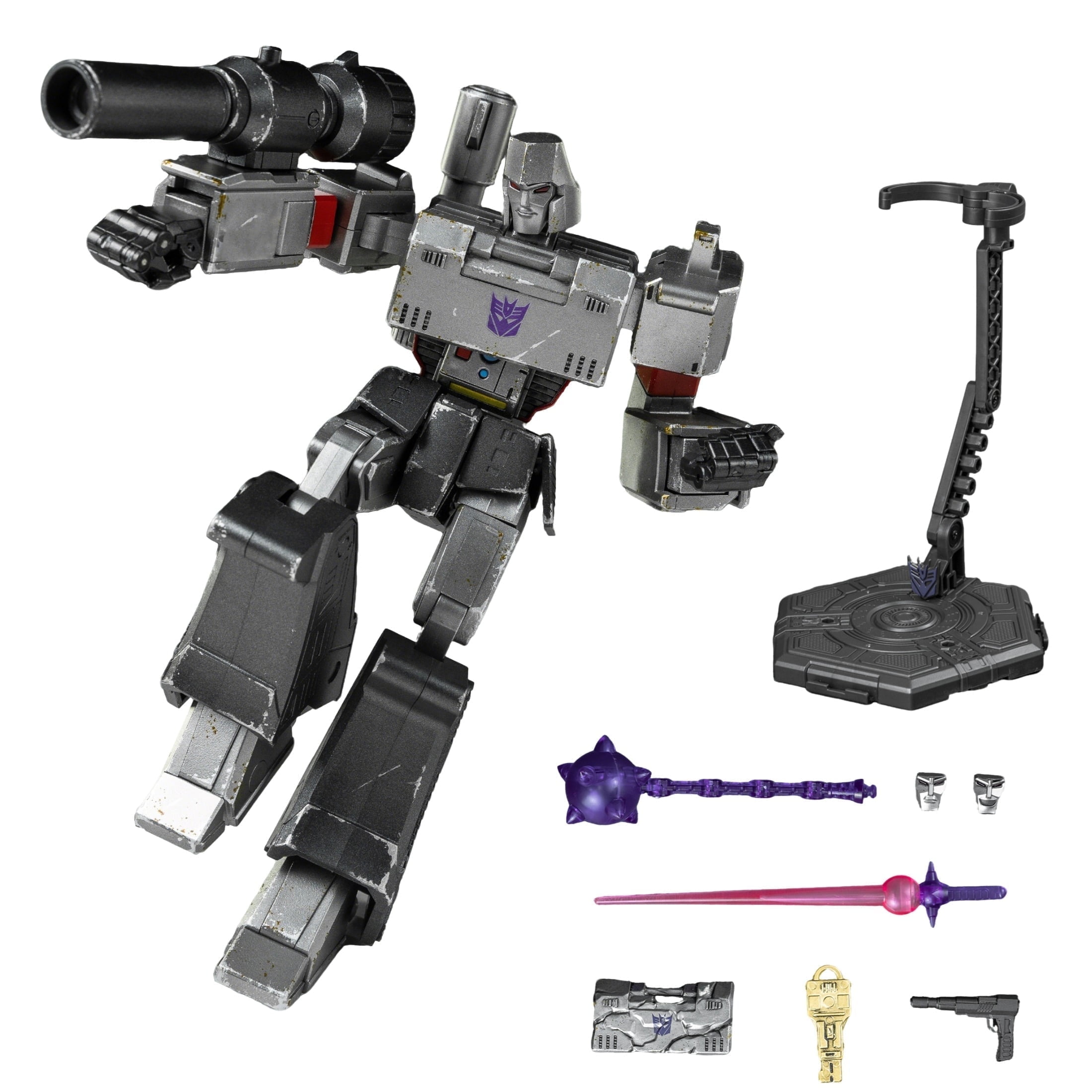 YOLOPARK Megatron Transformer Toy, 7.87 Inch G1 Action Figure, Upgraded ...