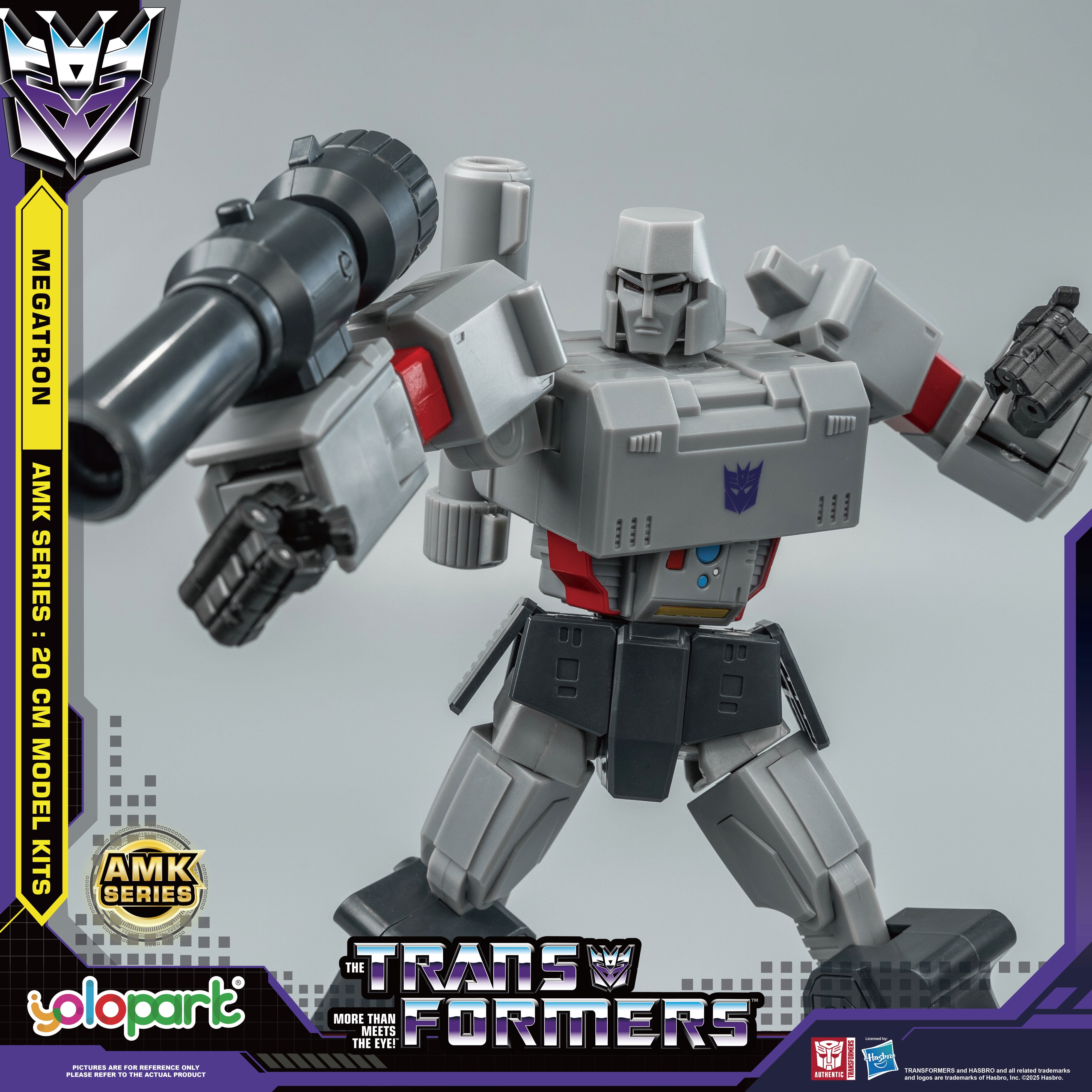 YOLOPARK Megatron Transformers Toys, Transformers G1 Action Figures for ...