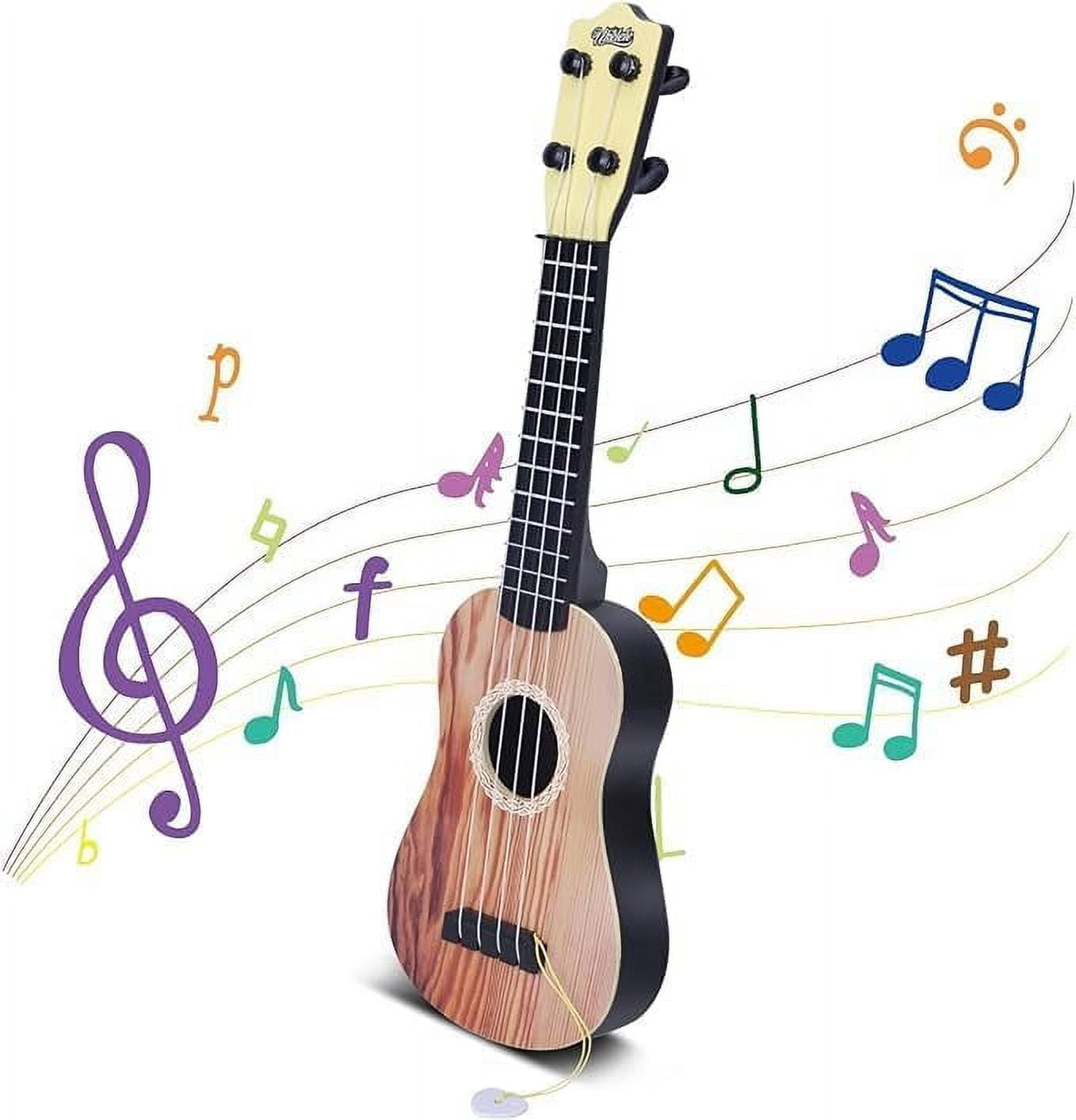YOLOPLUS+ 17 Inch Toddler Ukulele Guitar Toy 4 Strings Mini Guitar for ...
