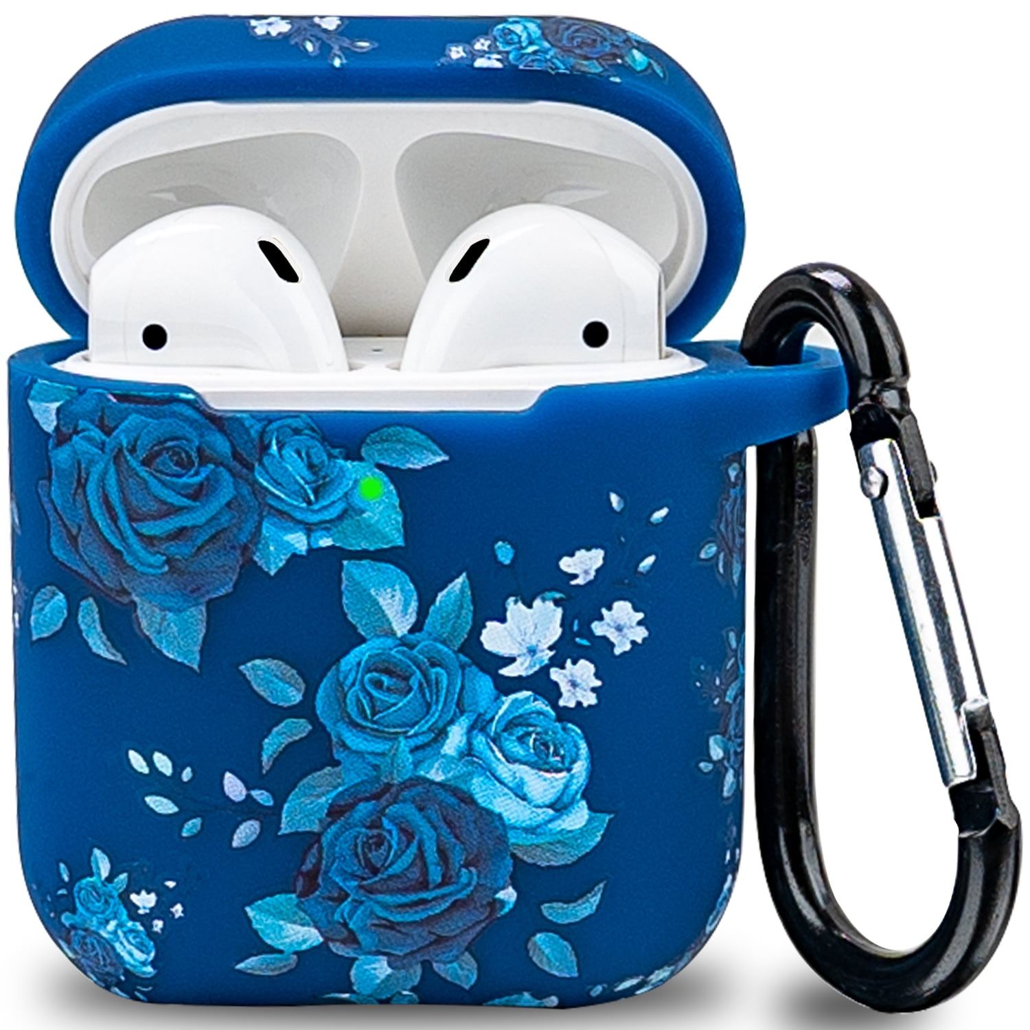 YOMPLOW Apple AirPods 2nd/1st Flower Print Charging Earbud Case with ...